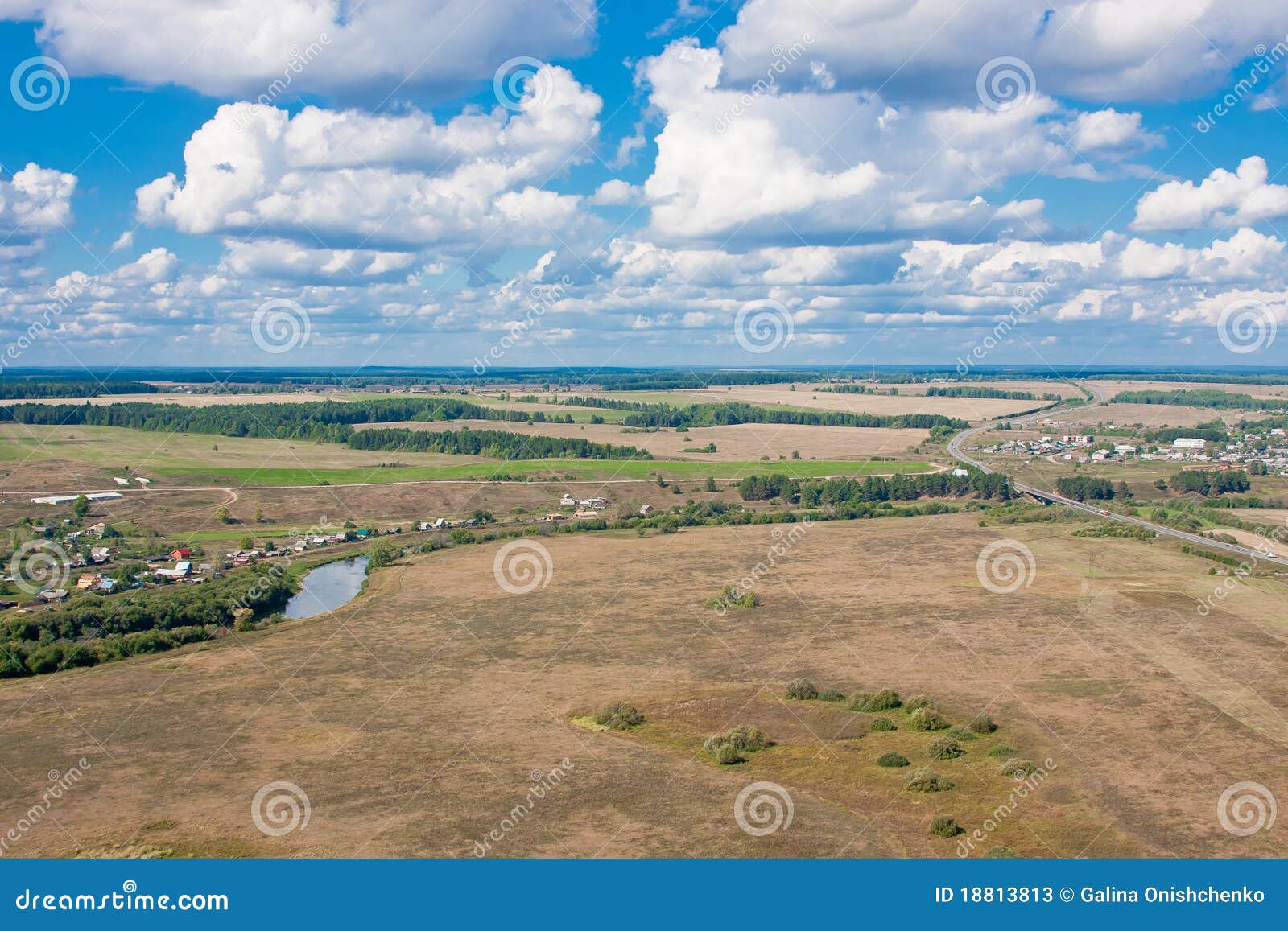 Beautiful Landscape in a Canicular Sunny Day Stock Image - Image of ...