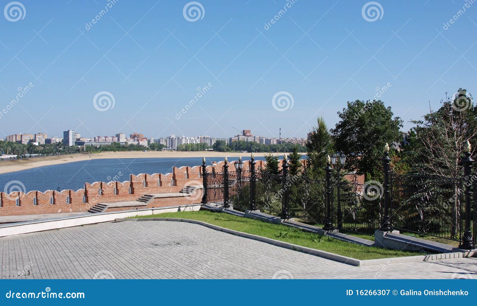 The Beautiful Landscape is in City Kasan Stock Image - Image of ...