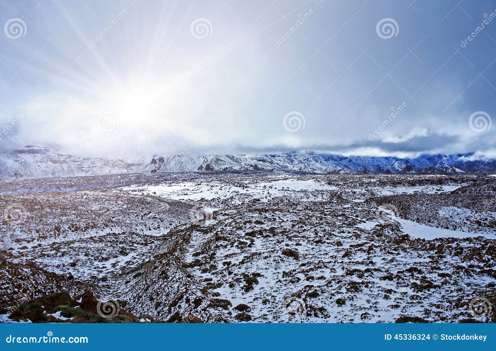Beautiful landscape stock photo. Image of frosty, freezing - 45336324