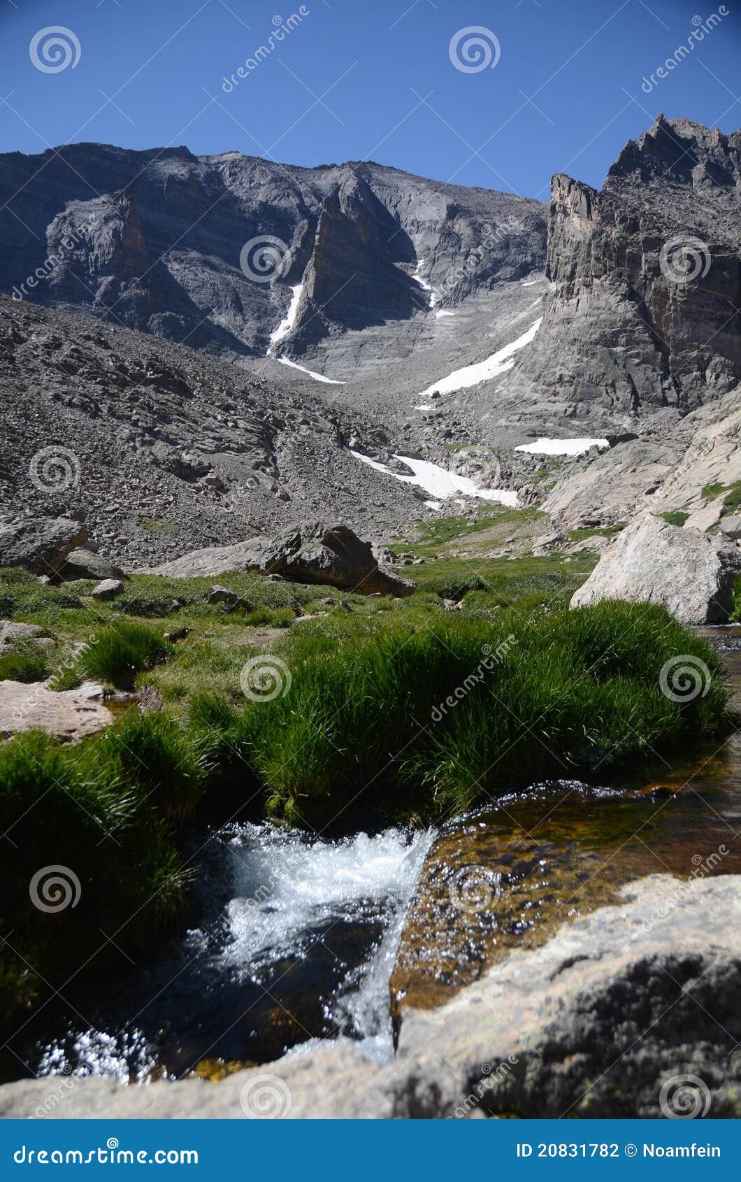 Beautiful Landscape of Colorado Stock Photo - Image of glacier, hikers ...