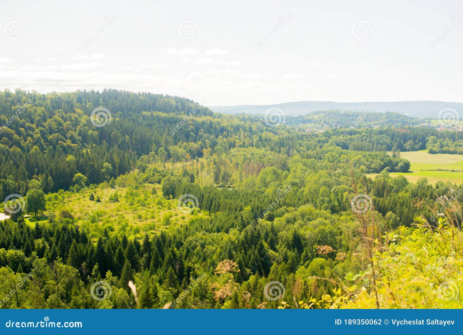 Beautiful Landscape of France Stock Photo - Image of green, sunset ...