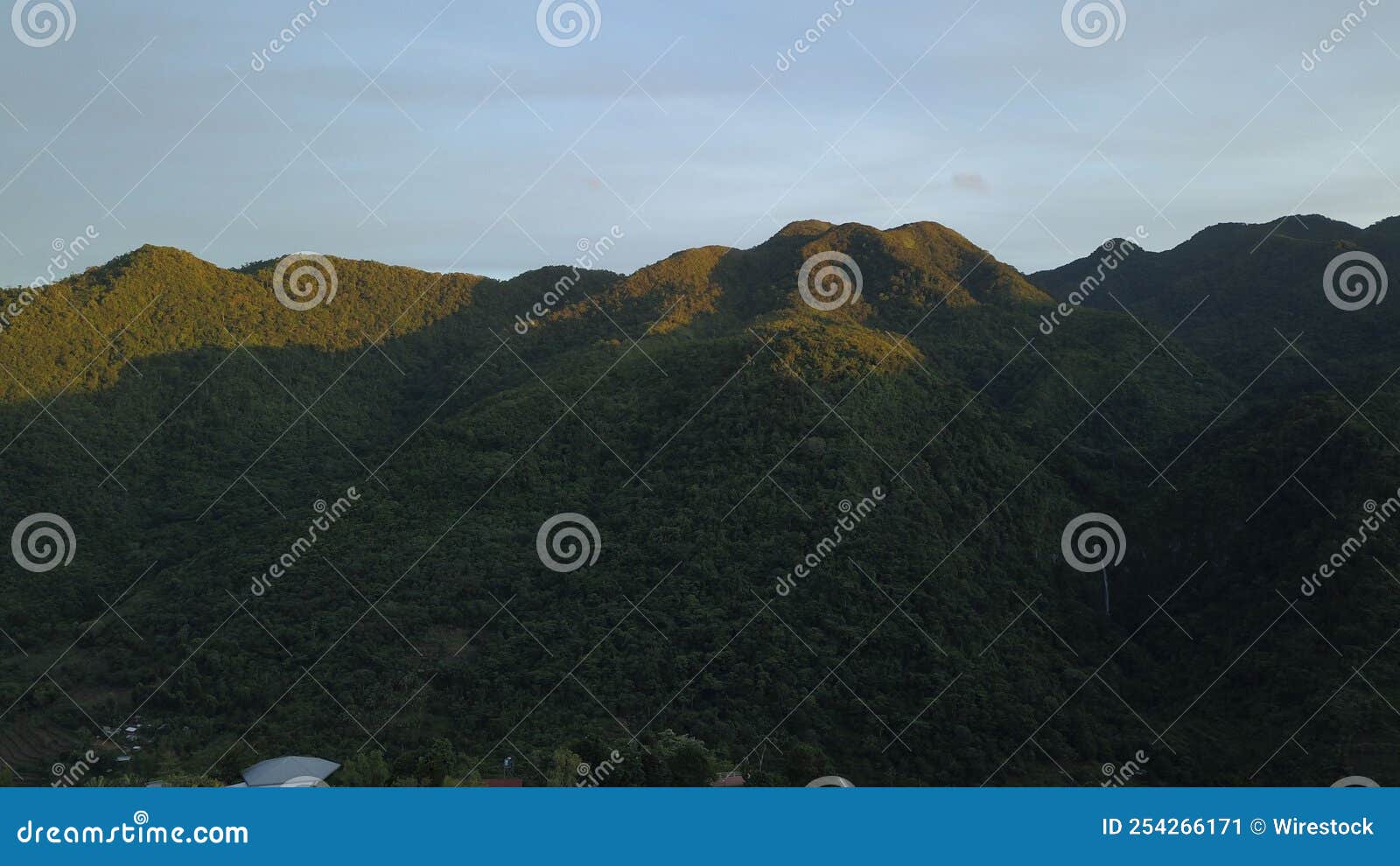 Beautiful Landscape of Green Mountain Range. Stock Image - Image of ...