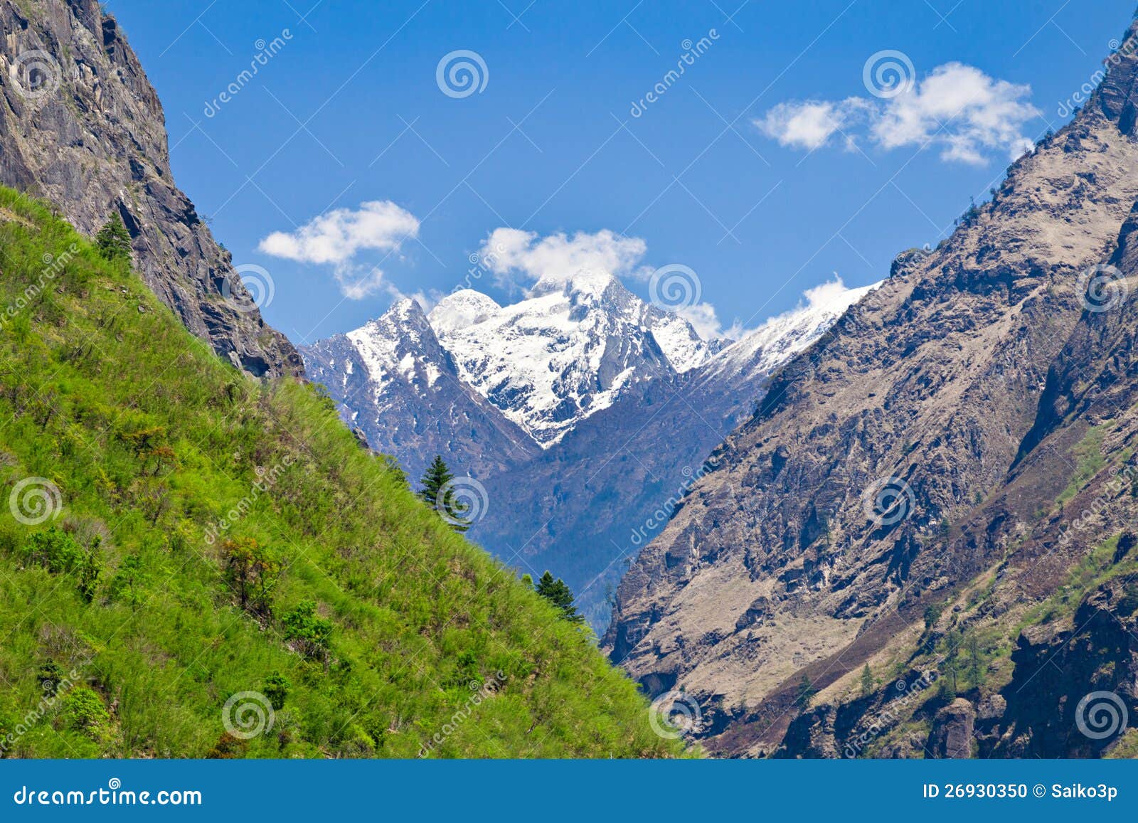 Beautiful Landscape in Himalayas Stock Photo - Image of idyllic ...