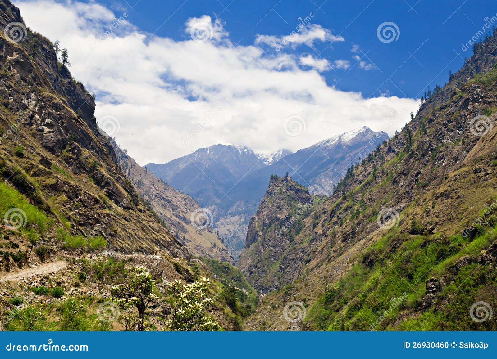 Beautiful Landscape in Himalayas Stock Photo - Image of hill, himalaya ...