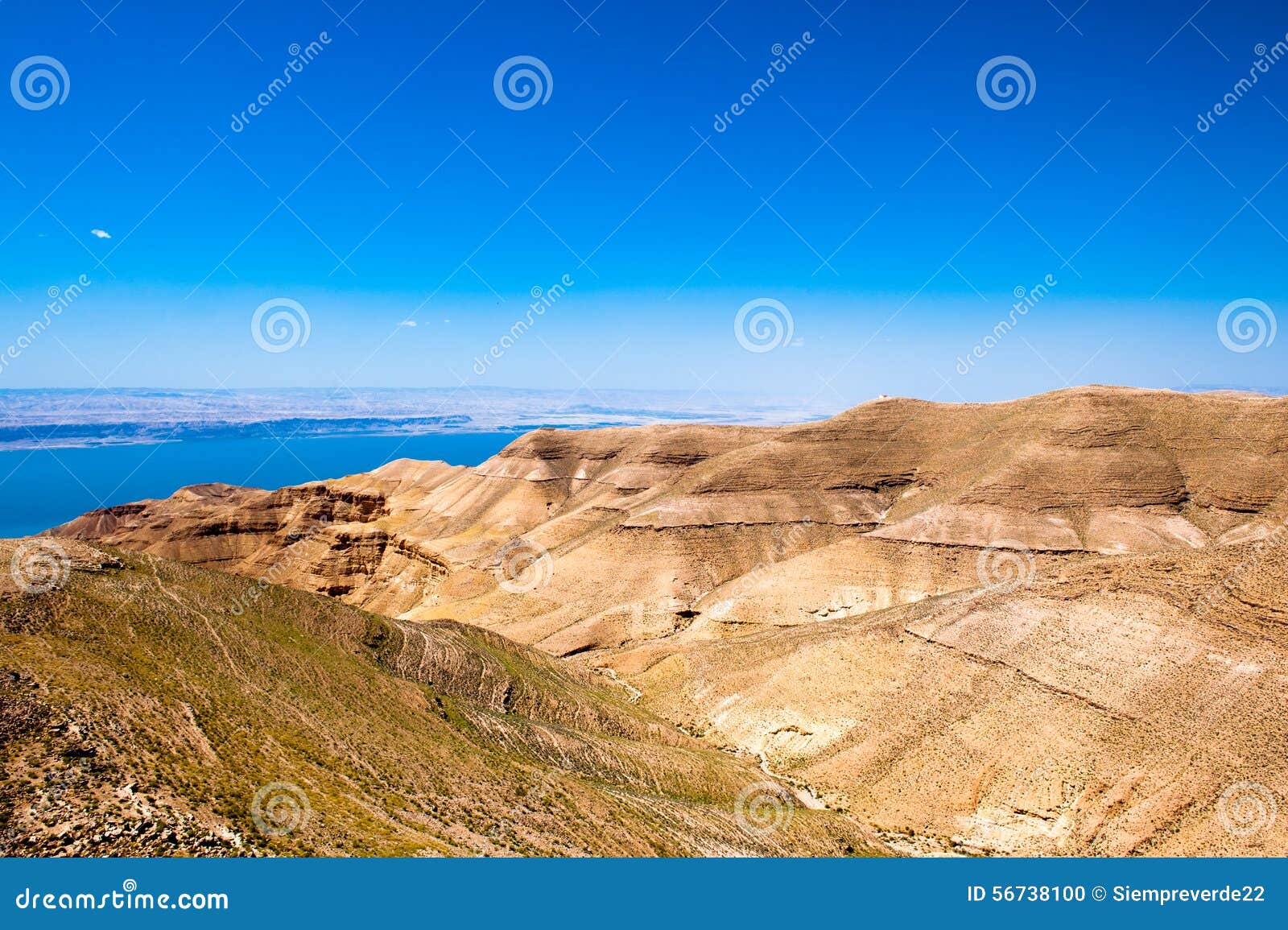Beautiful landscape Jordan stock photo. Image of horizon - 56738100