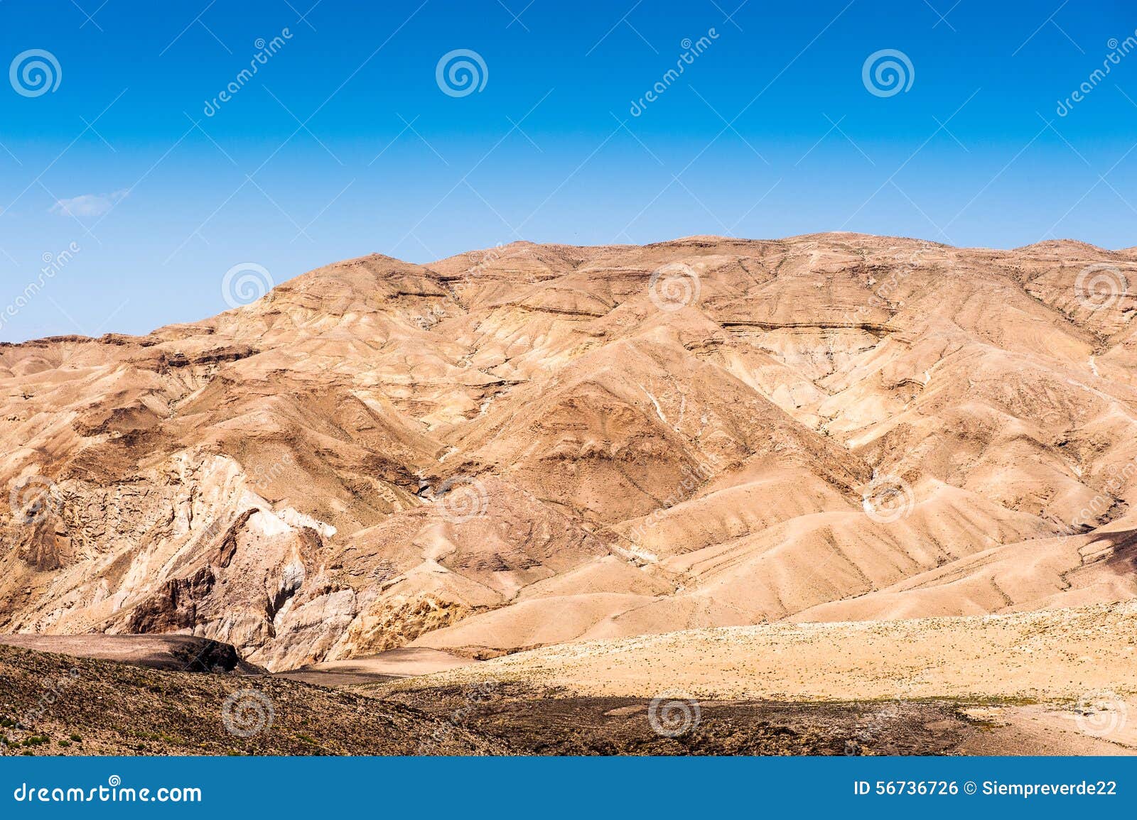 Beautiful landscape Jordan stock photo. Image of relief - 56736726