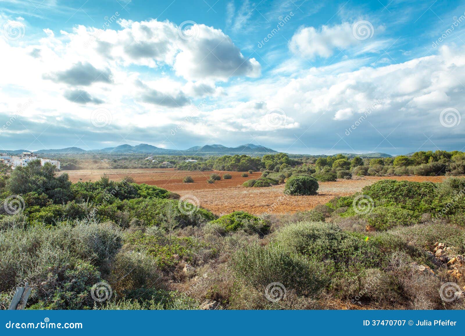 Beautiful Landscape Mountain View Mediterranean Stock Image - Image of ...