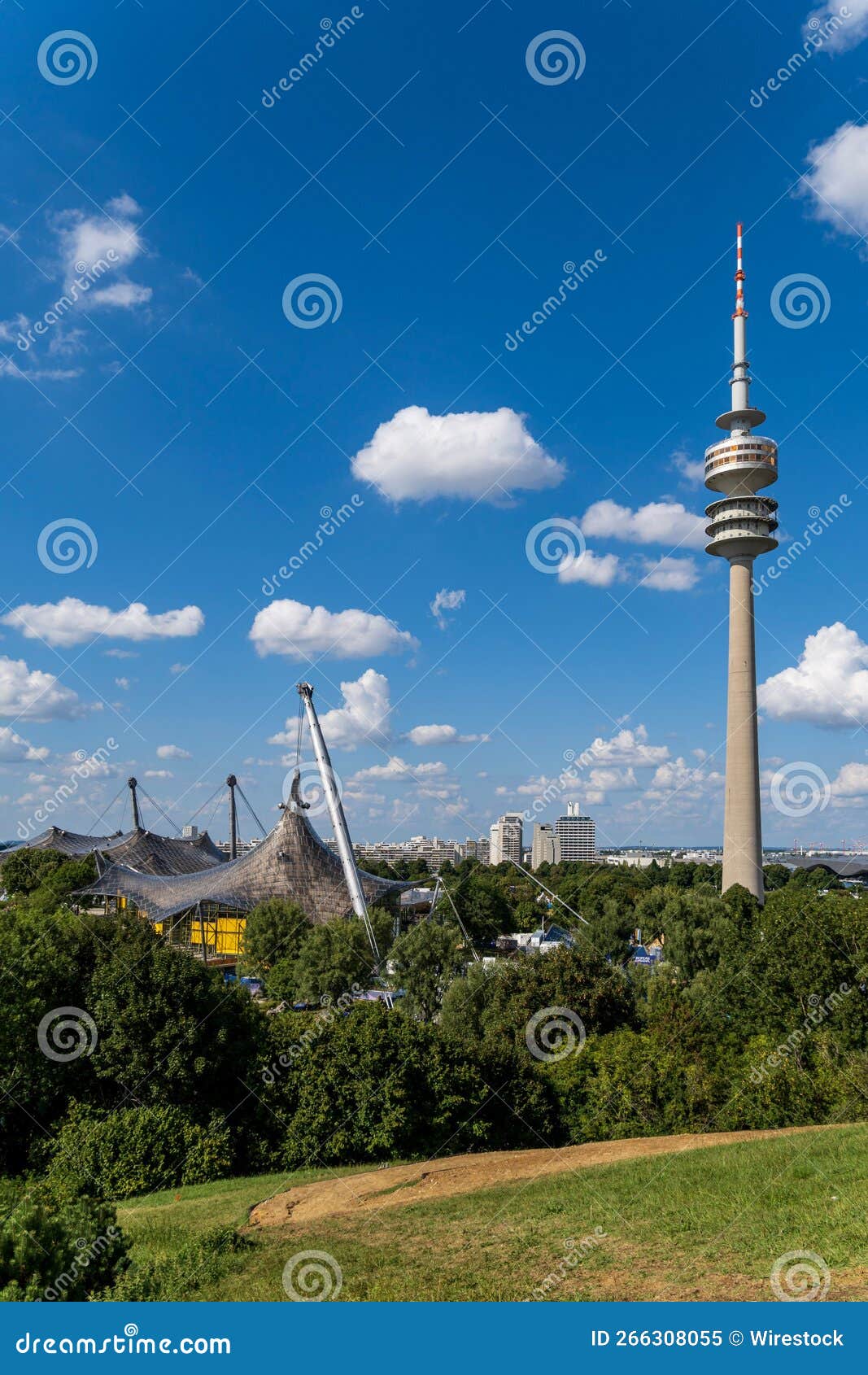 Beautiful Landscape of the Olympic Stadium and Park Editorial Image ...