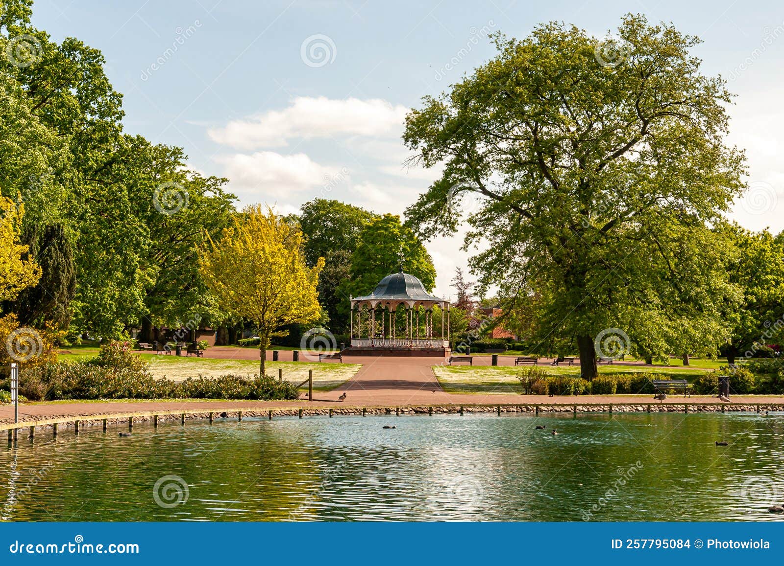 Beautiful Landscape in a Park in Wolverhampton. England Stock Photo ...