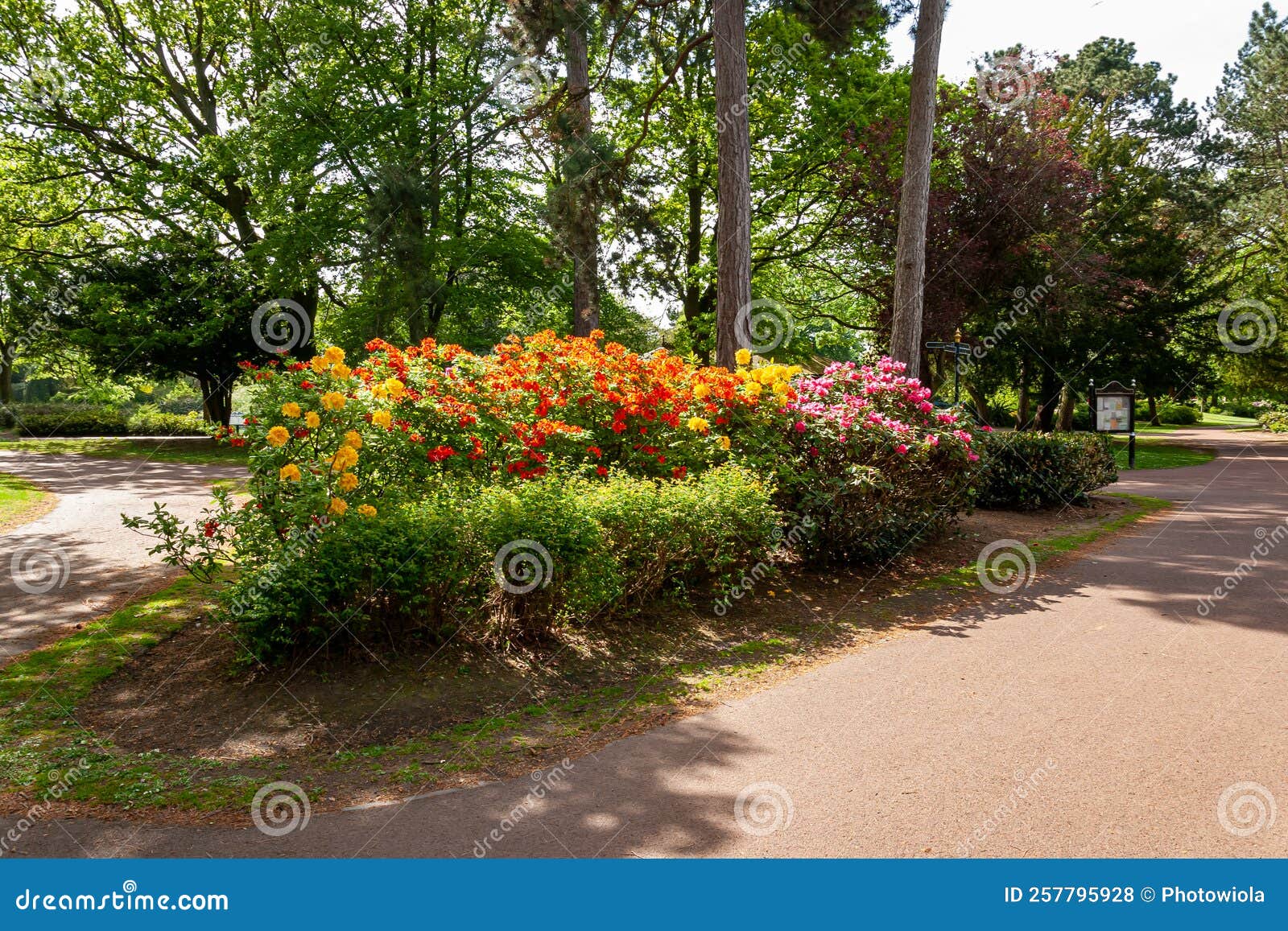Beautiful Landscape in a Park in Wolverhampton. England Stock Photo ...