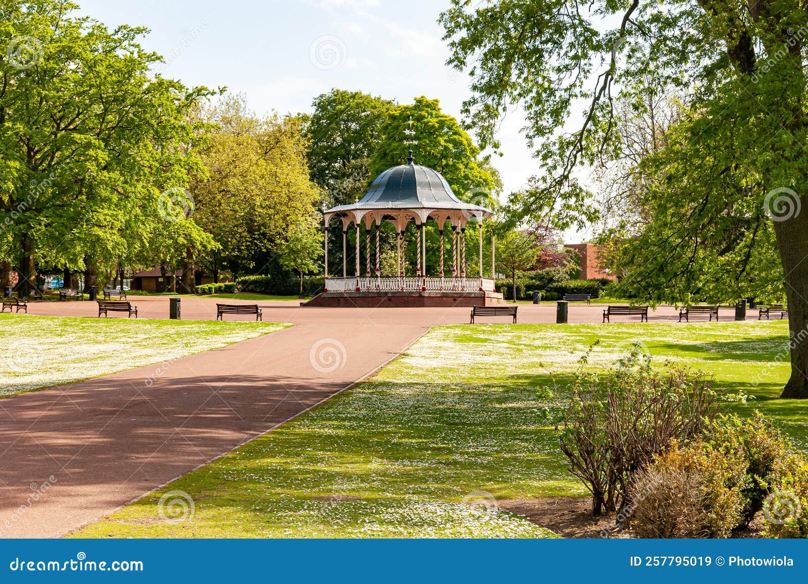 Beautiful Landscape in a Park in Wolverhampton. England Stock Image ...