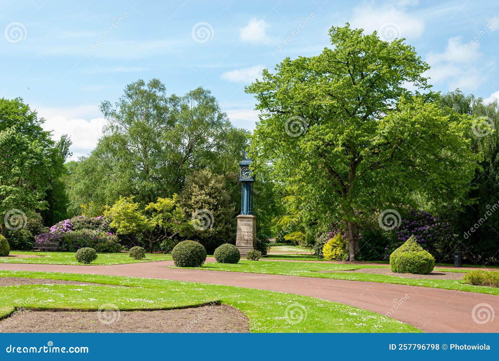 Beautiful Landscape in a Park in Wolverhampton. England Stock Photo ...