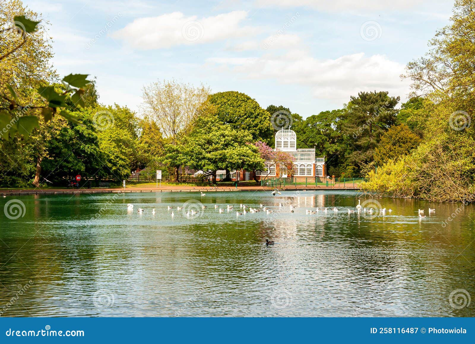 Beautiful Landscape in a Park in Wolverhampton. England Stock Image ...