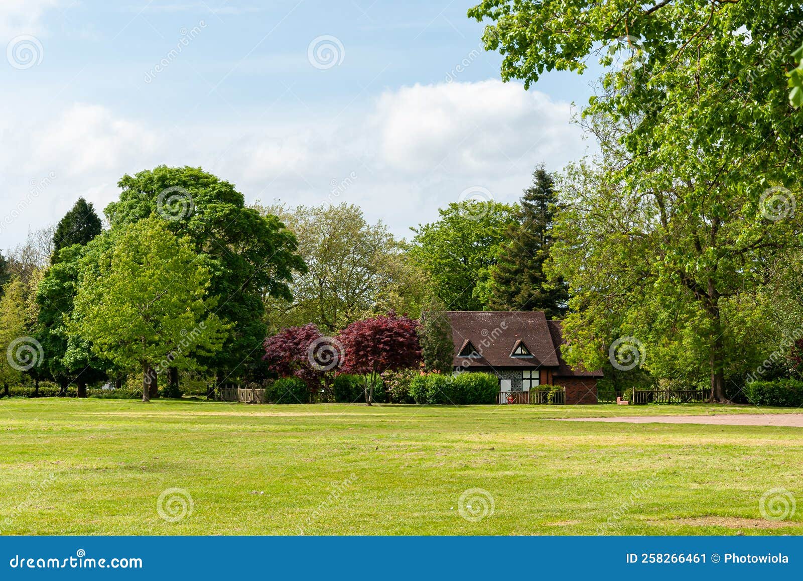 Beautiful Landscape in a Park in Wolverhampton. England Stock Image ...