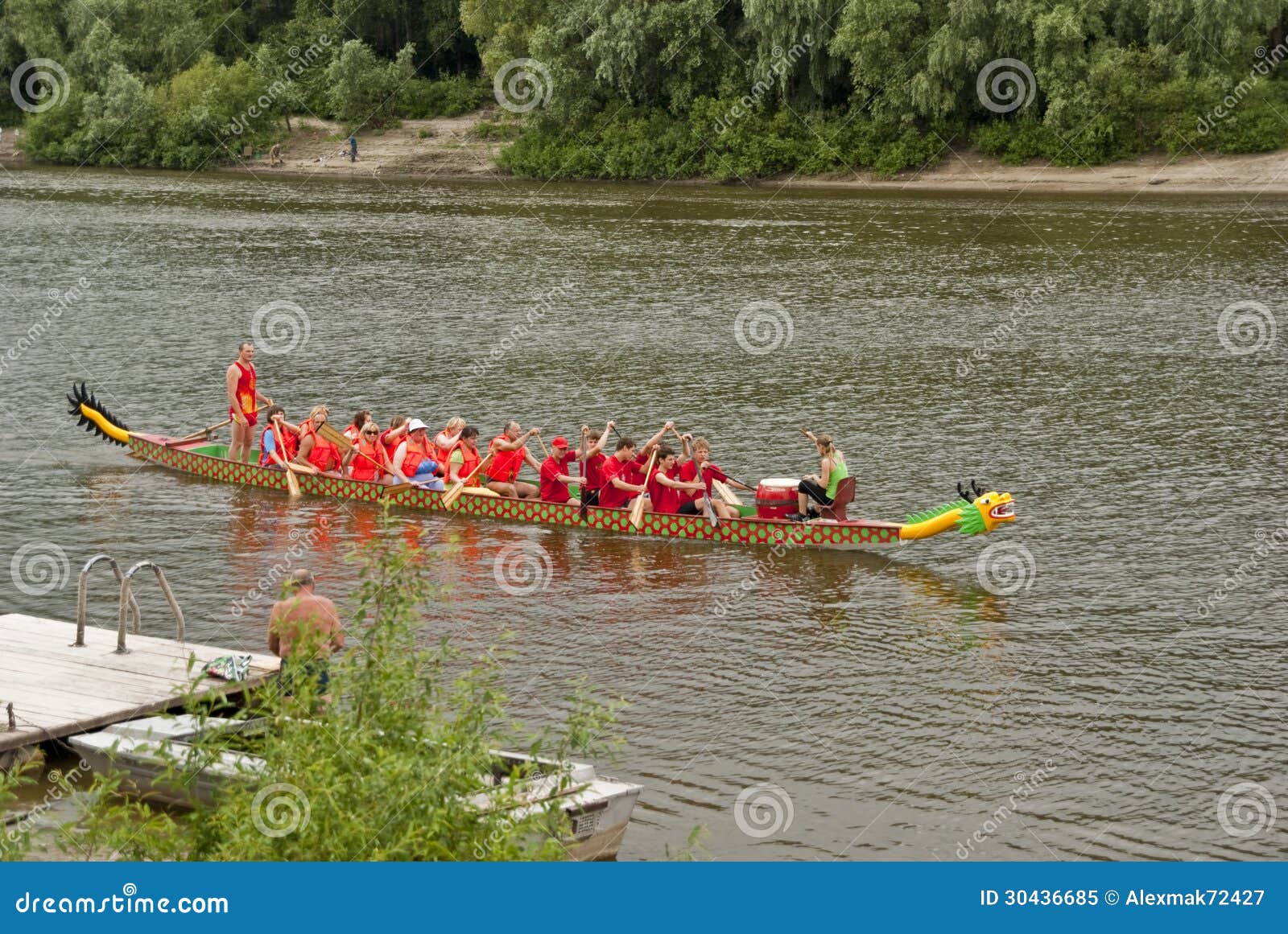 Canoe With People Aboard Going Inside Of A Cave Of Rocks. Buksky Canyon ...