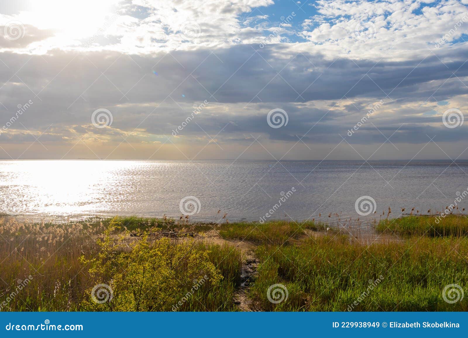 Beautiful Landscape of the River Stock Image - Image of sunset, dusk ...