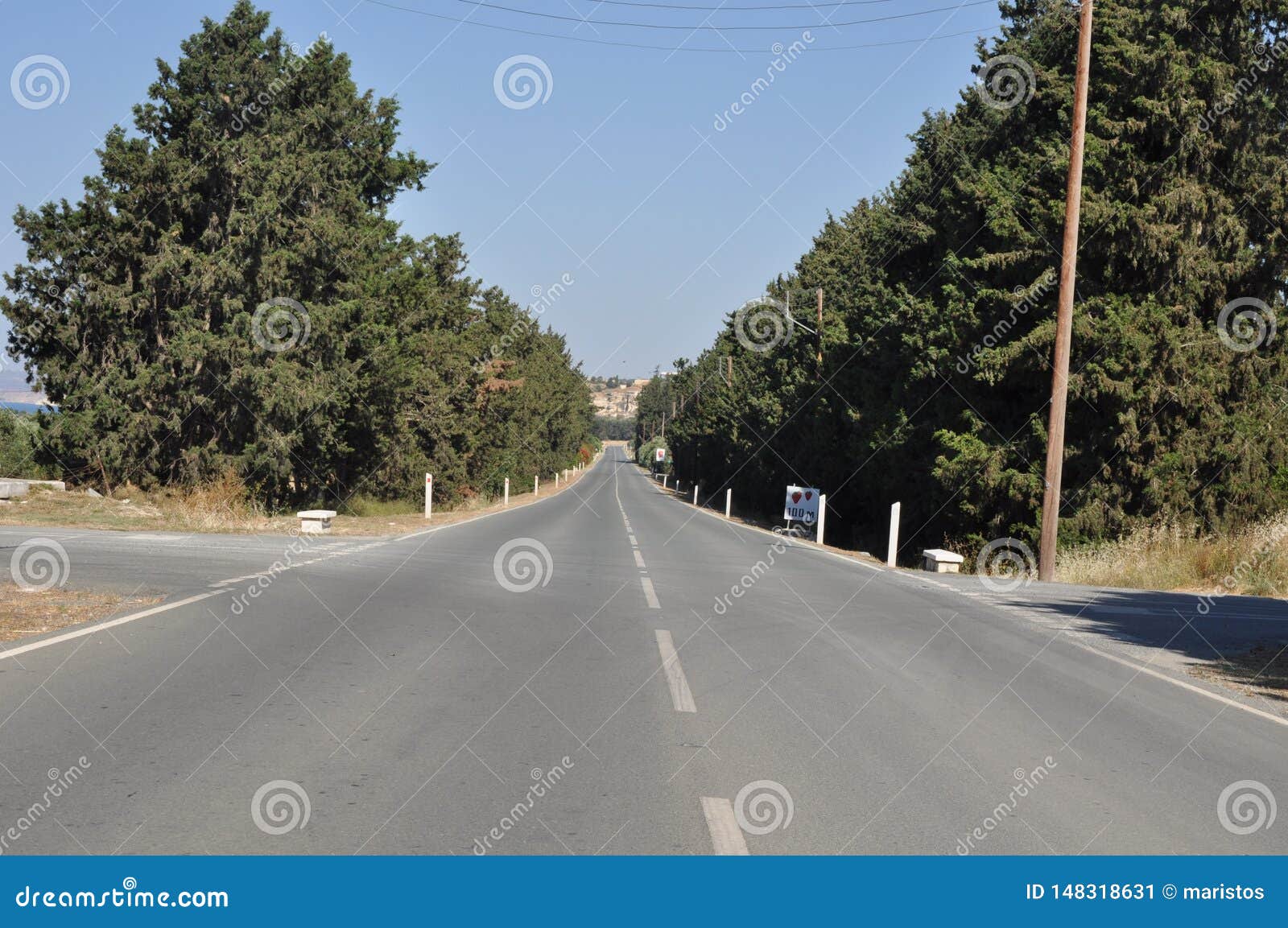 The Beautiful Landscape Road Stock Image - Image of journey, mountain ...