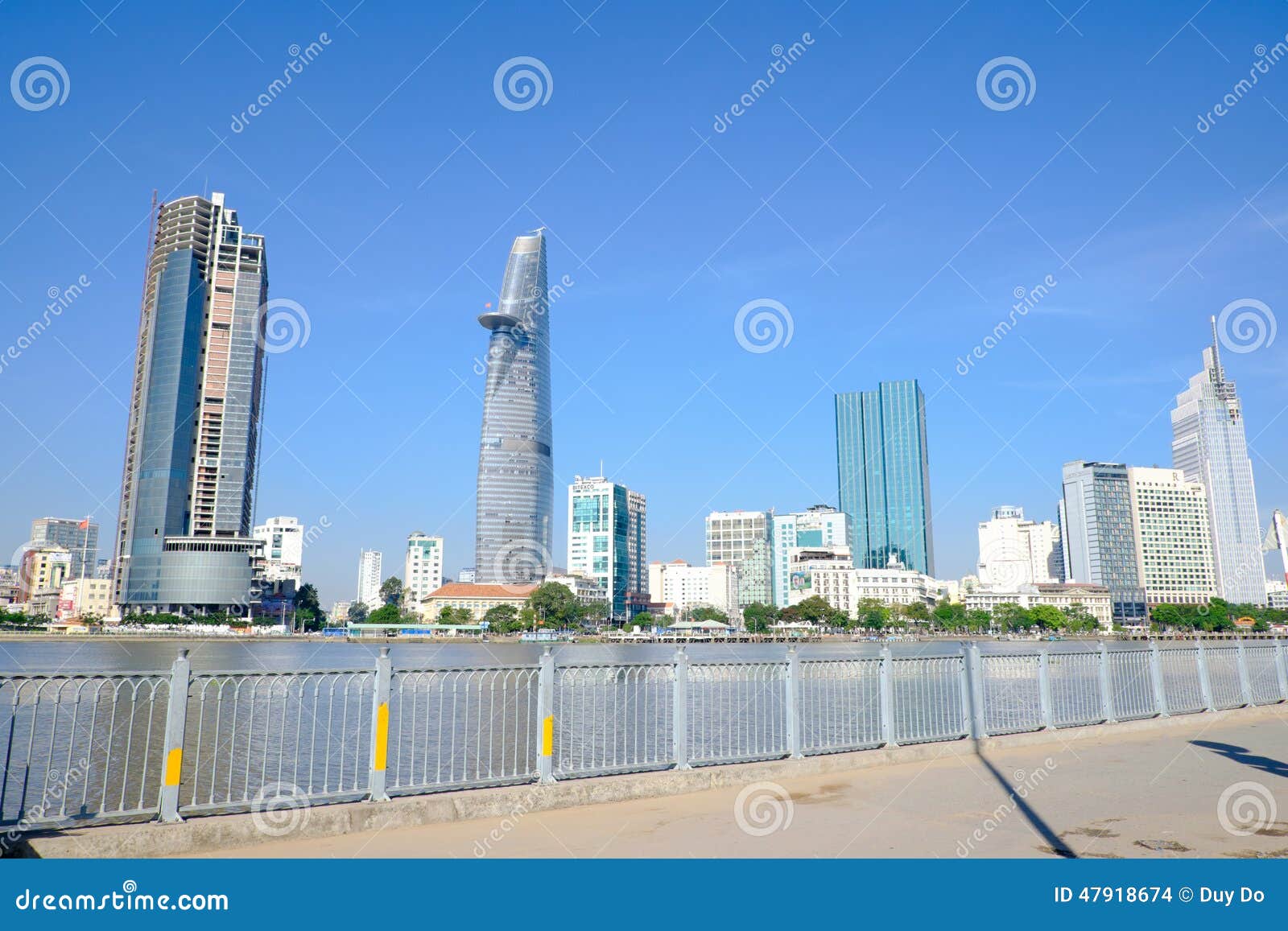 Beautiful Landscape of SaiGon River Side in the Morning Editorial Stock ...