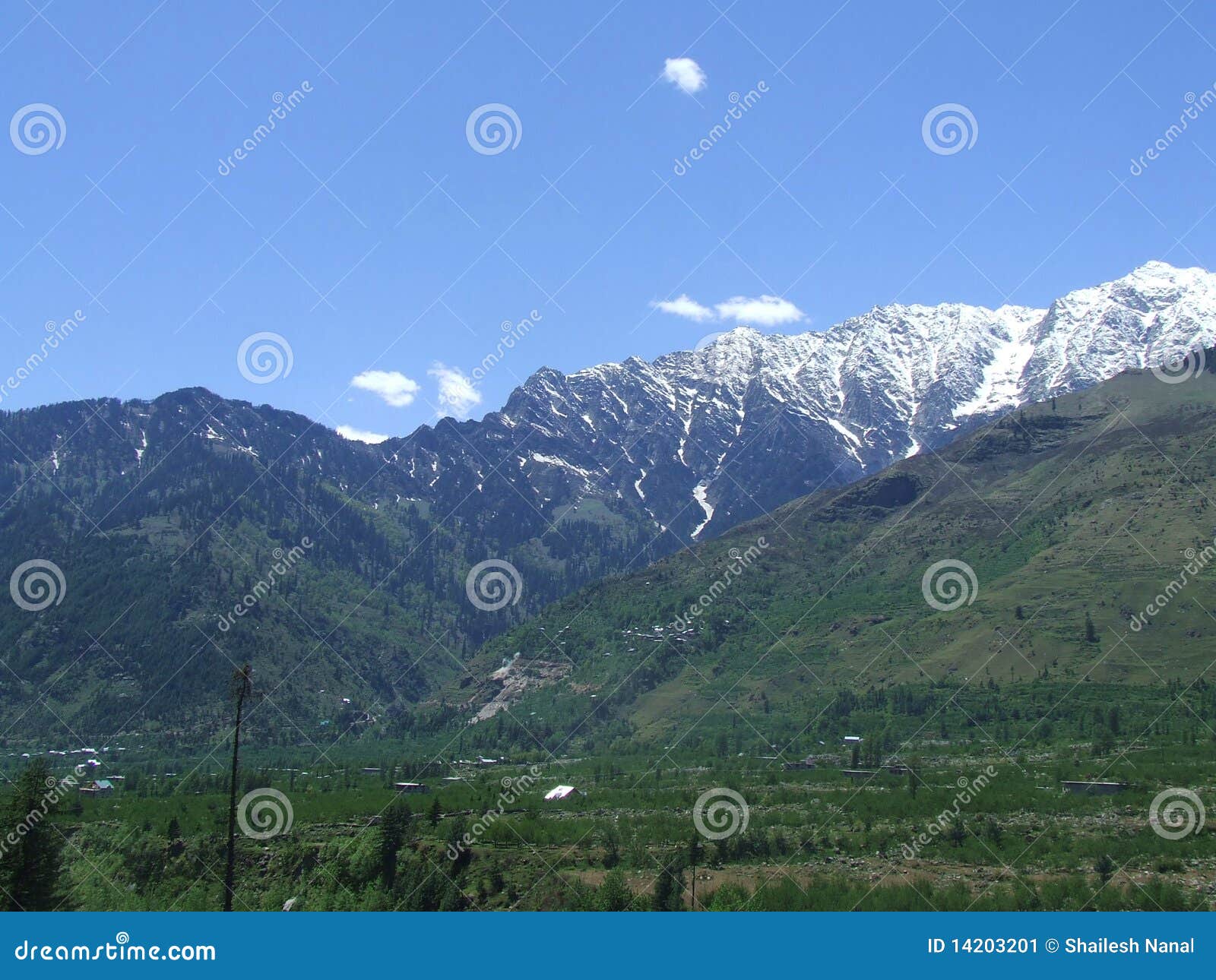 Beautiful Landscape Scene in Manali Stock Image - Image of nature ...