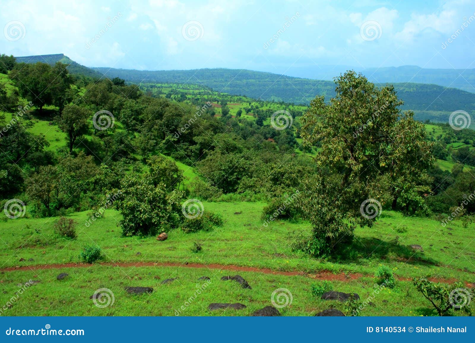 Beautiful Landscape Scene in Satara Stock Photo - Image of indian ...