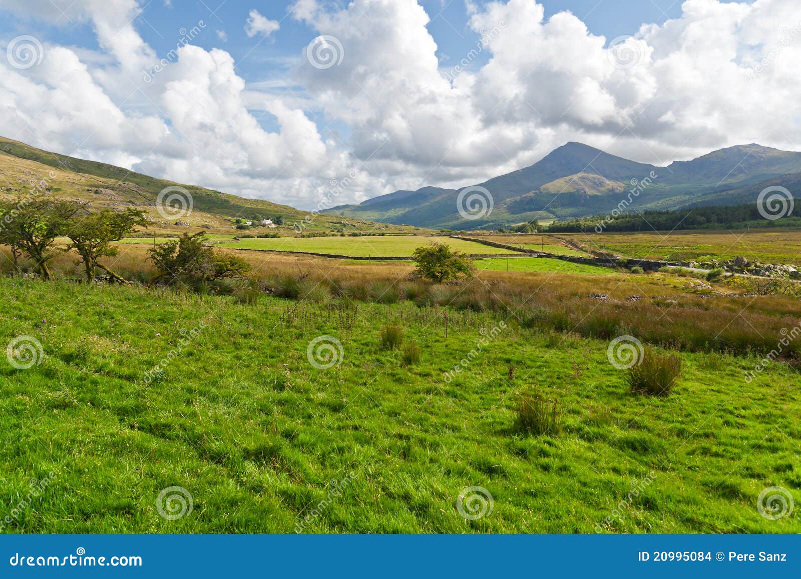 Beautiful Landscape in Snowdonia Stock Photo - Image of wales, peaceful ...