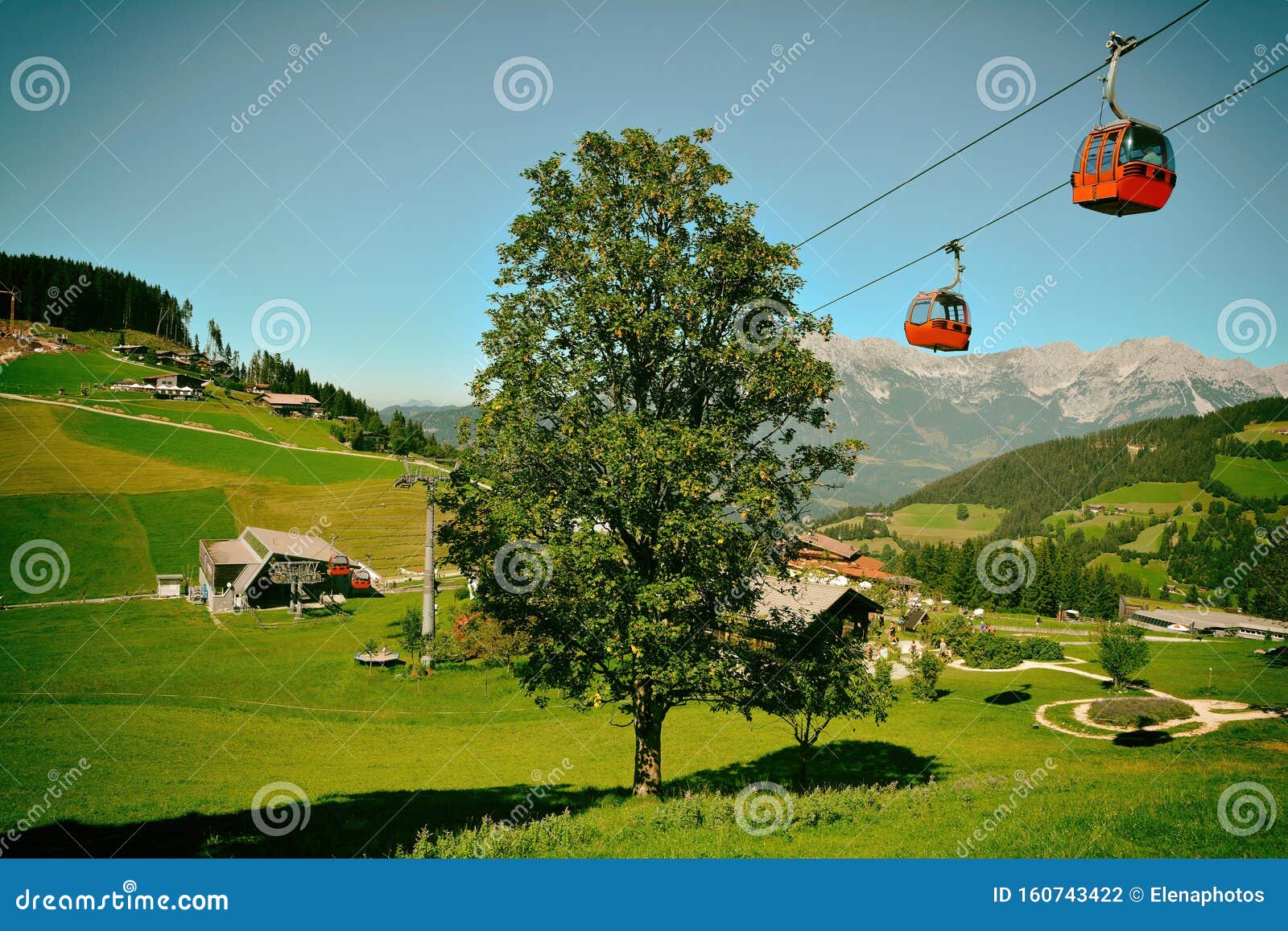 Beautiful Landscape in Tyrol, Austria Stock Photo - Image of ...