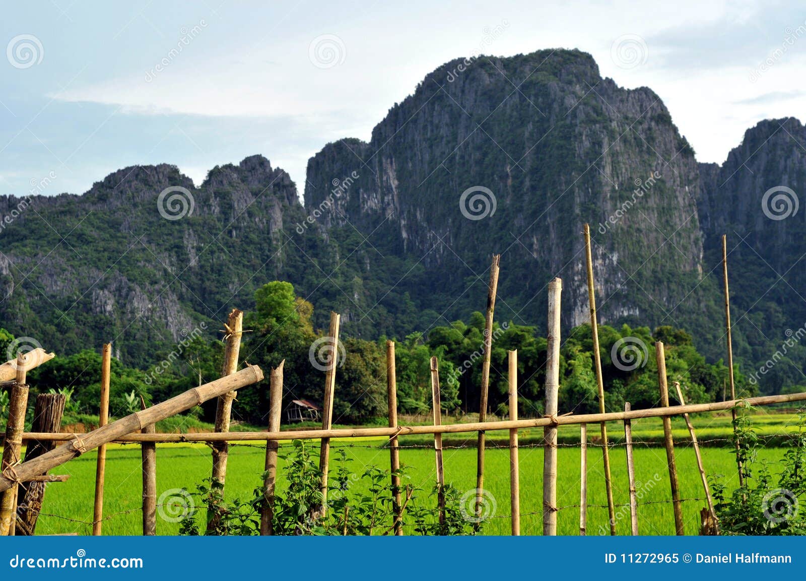 Beautiful Landscape of Vang Vieng,laos Stock Image - Image of idyllic ...