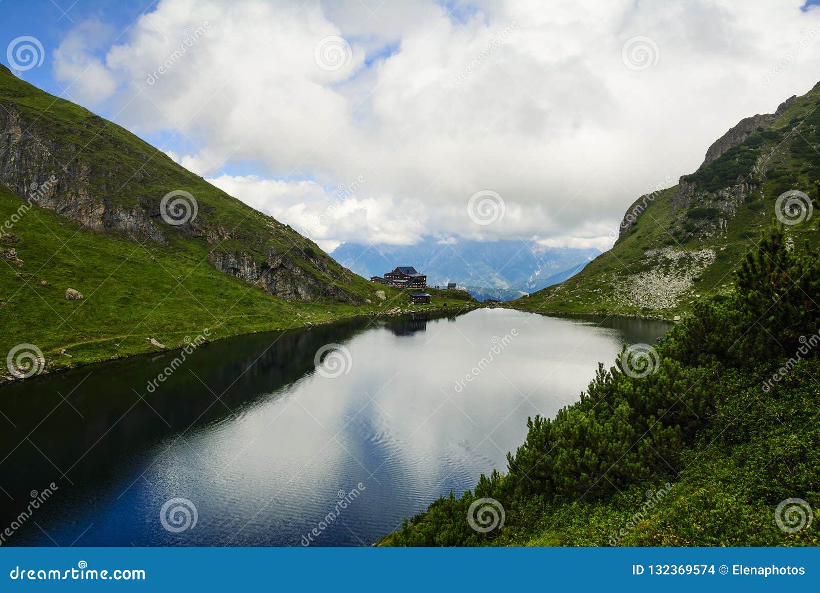 Beautiful Landscape with Wildsee Lake Wildseelodersee and the ...