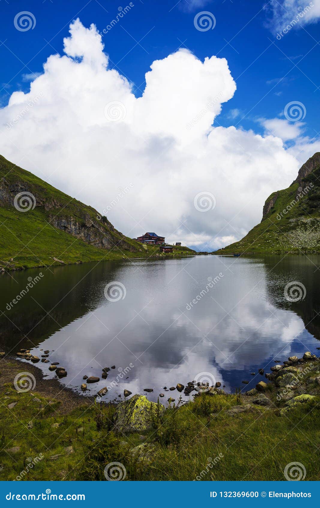 Beautiful Landscape with Wildsee Lake Wildseelodersee and the ...