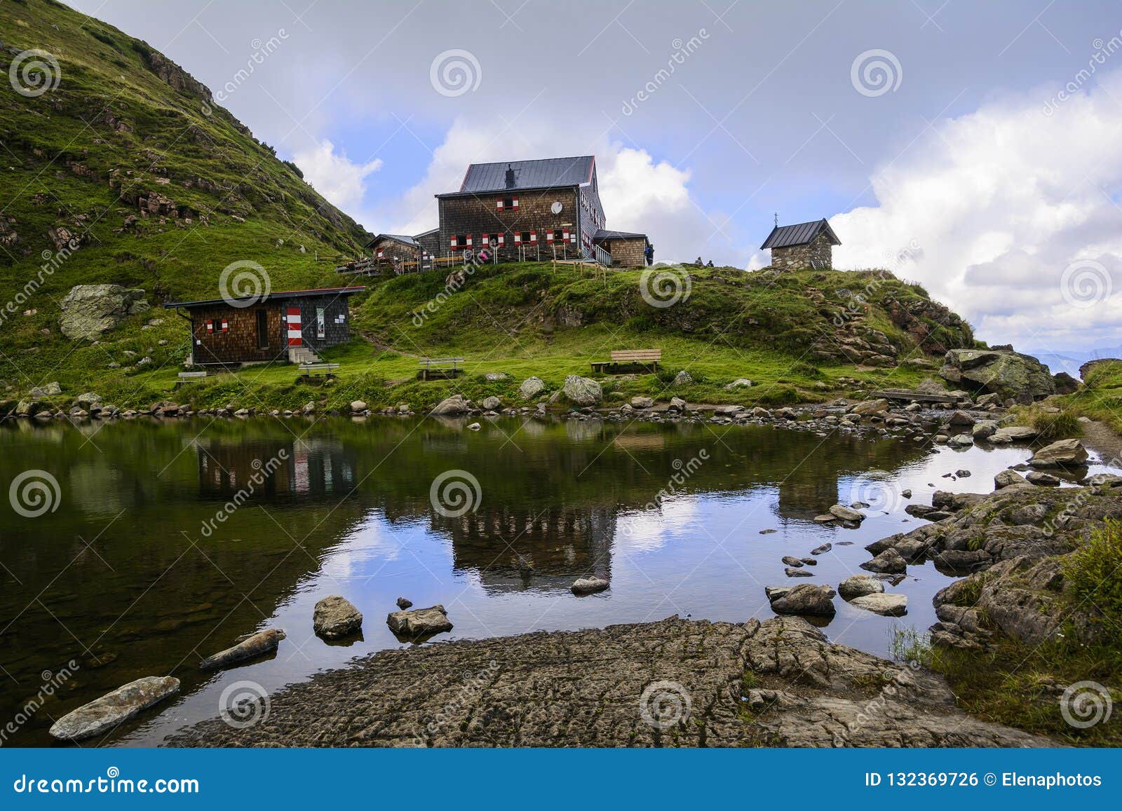 Beautiful Landscape with Wildsee Lake Wildseelodersee and the ...