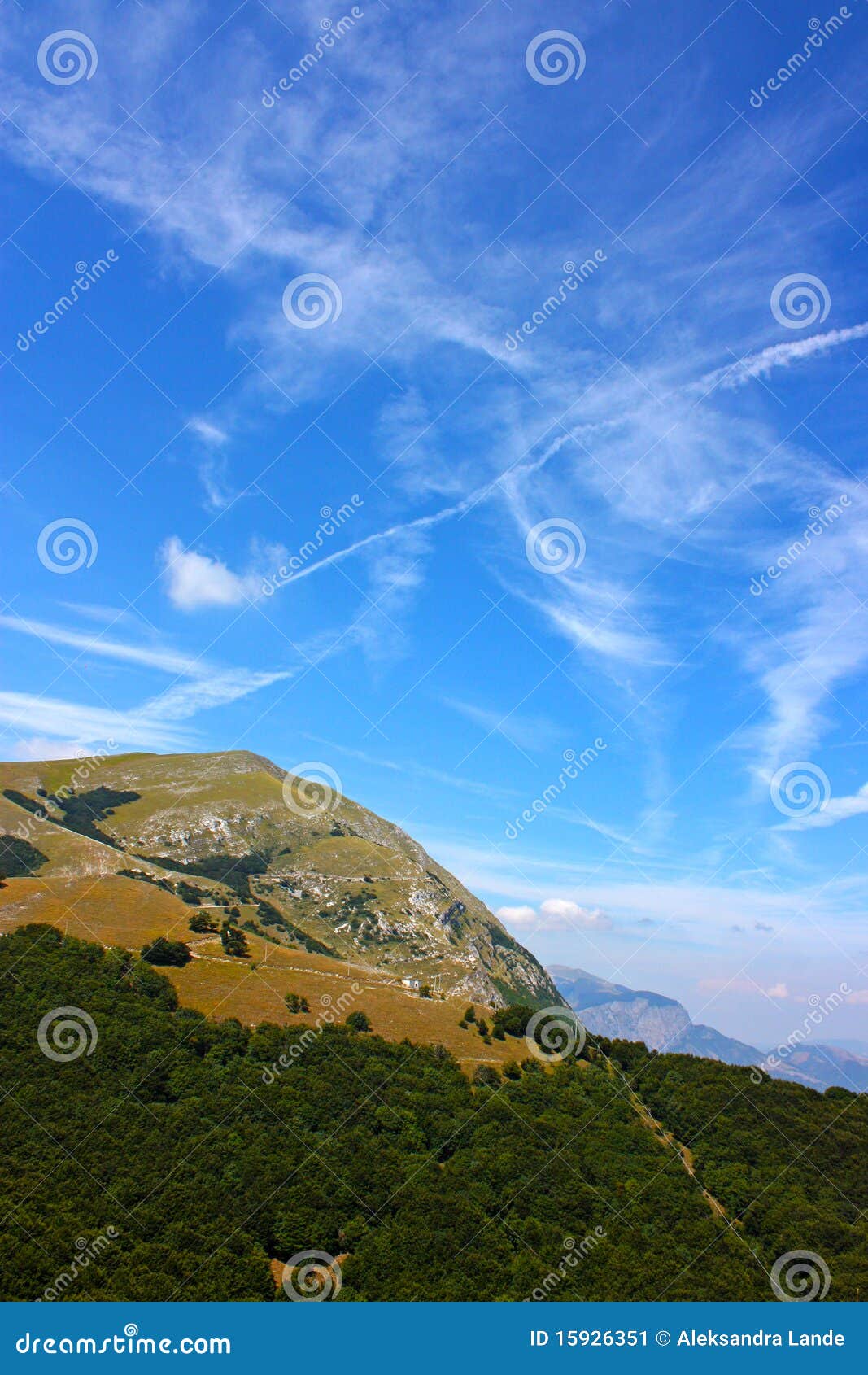 Beautiful Landscapes of the Apennines Stock Image - Image of center ...