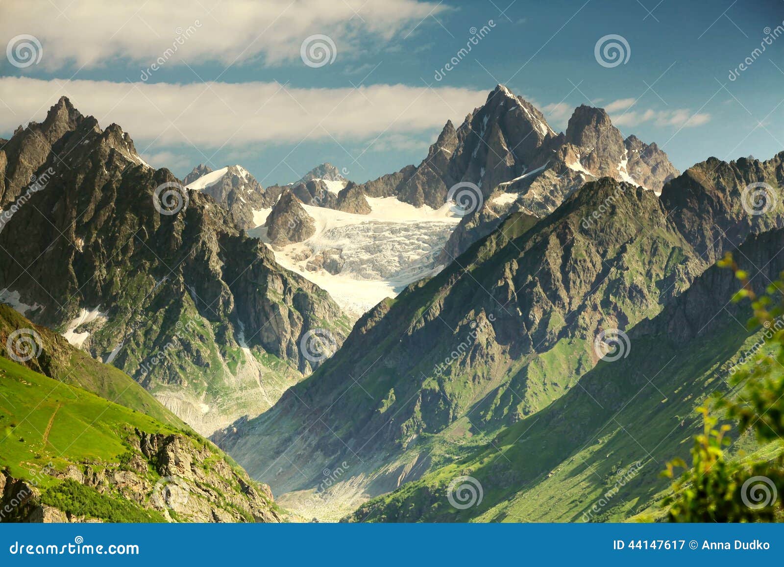 Beautiful Landscapes with High Mountains Stock Image - Image of ...