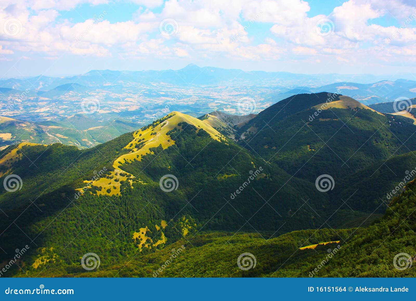 Beautiful Landscapes of the Mountains Apennines Stock Photo - Image of ...