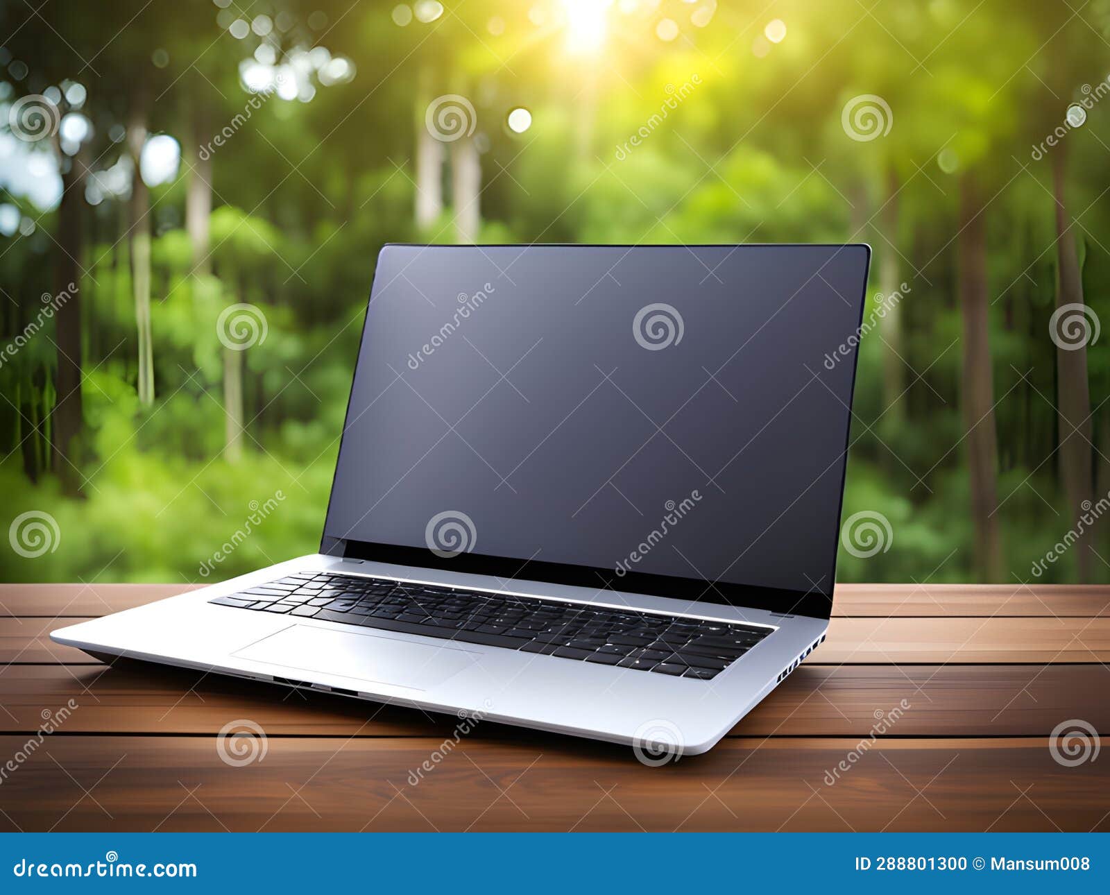 Beautiful Laptop Shape In Green Purple Fire On Black Background ...