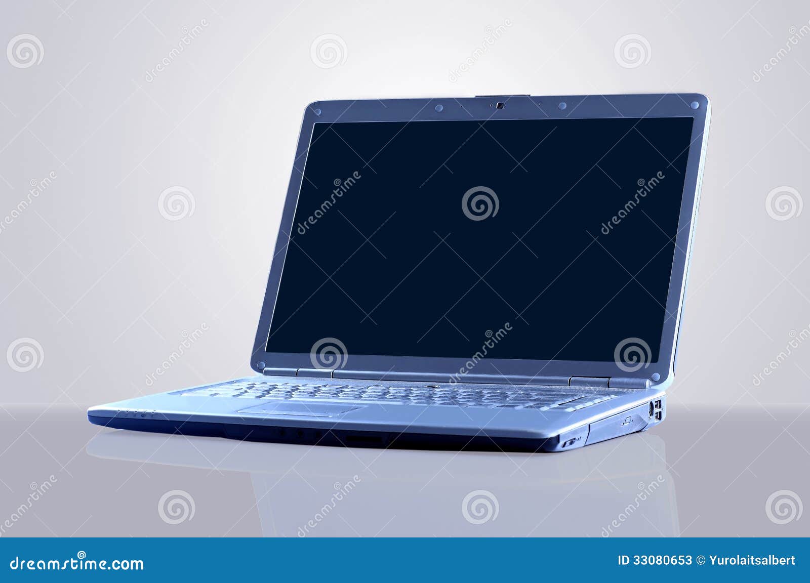 Beautiful laptop. stock image. Image of future, click - 33080653