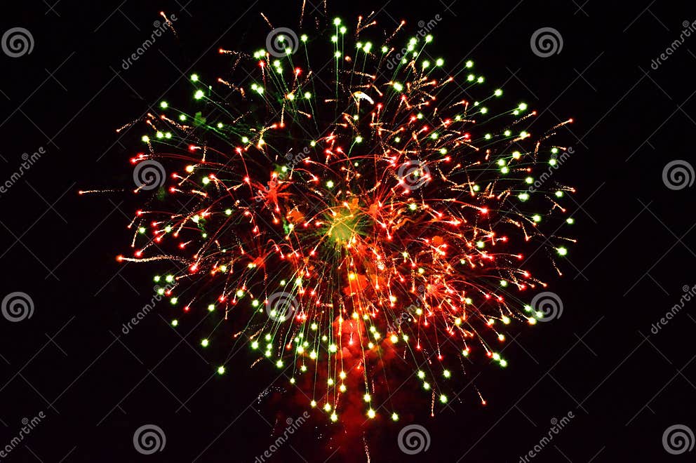 Large Fireworks Display Event Background Stock Photo - Image of ...