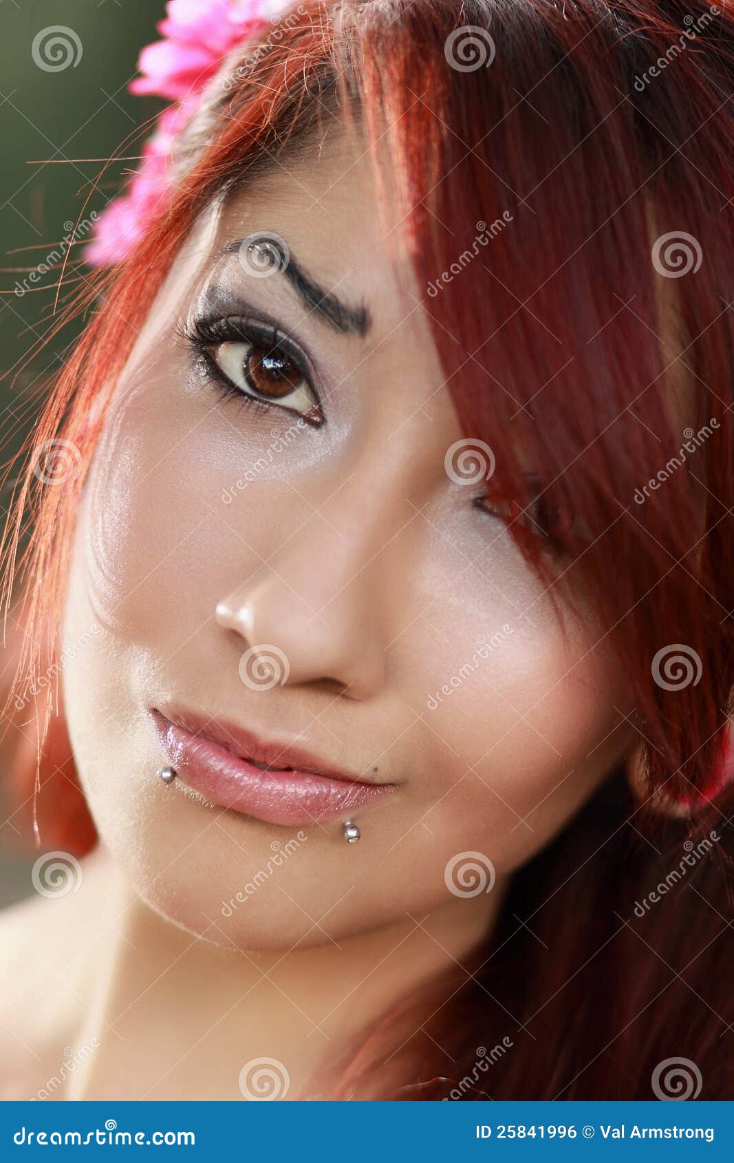 Beautiful Latina Woman Headshot Stock Photo - Image of headshot ...