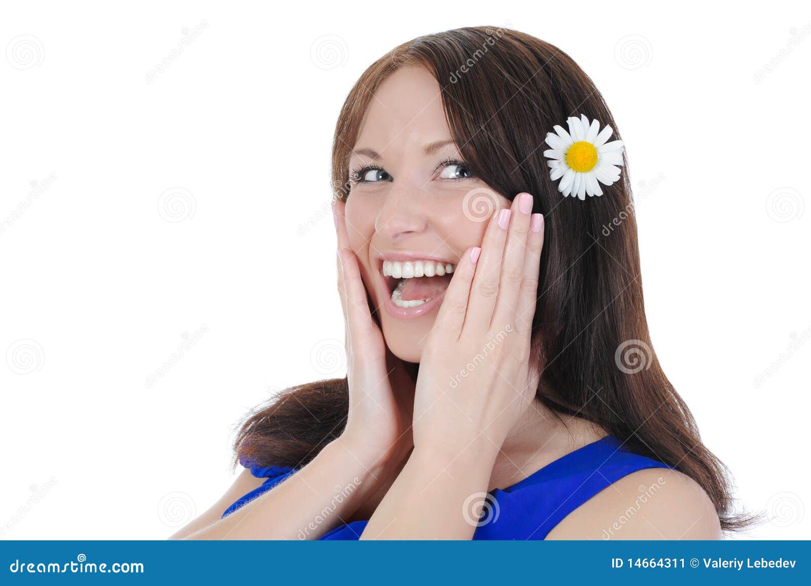 Beautiful Laughing Girl. Stock Image - Image: 14664311