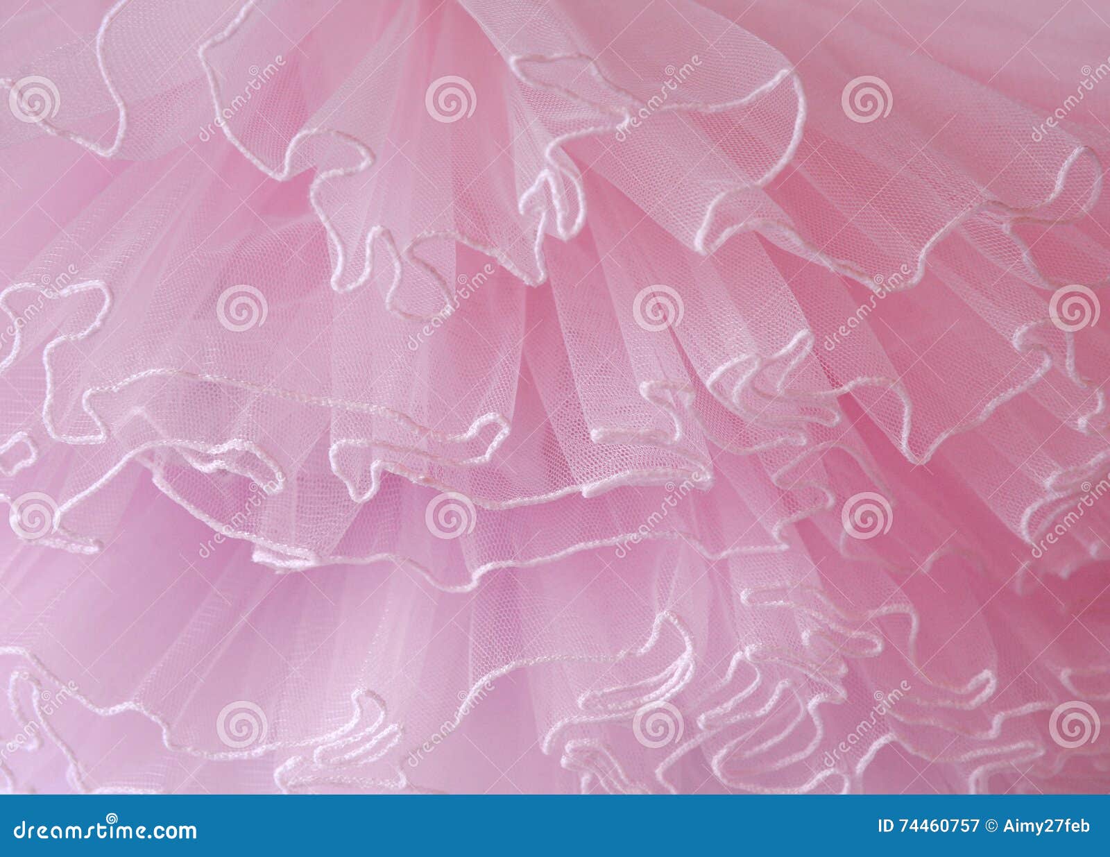 Beautiful Layers of Delicate Pink Fabric Background Stock Image - Image ...