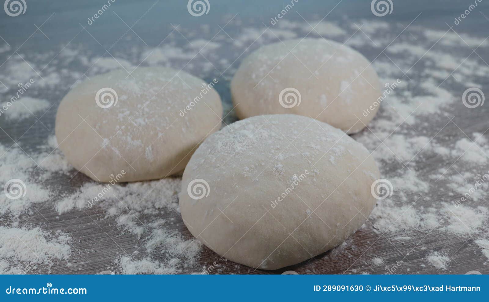 Beautiful Leavened Dough Ready for Further Processing Stock Footage ...