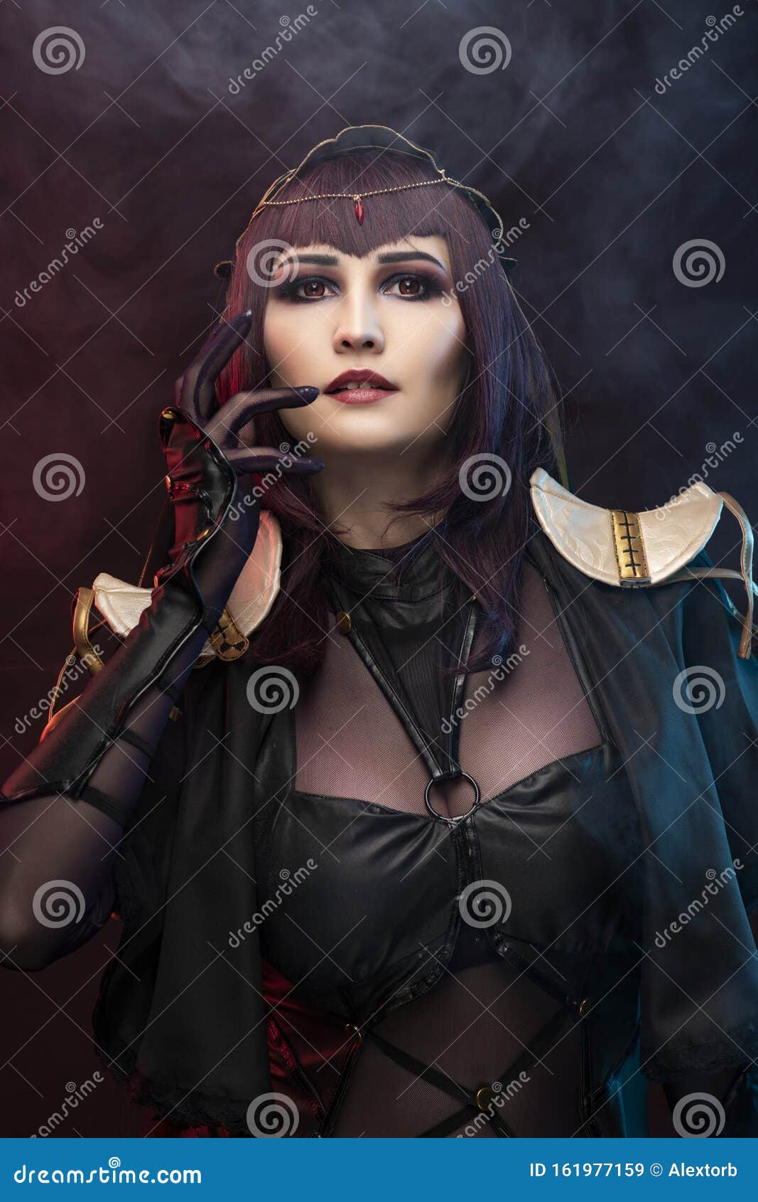 A Beautiful Leggy Busty Cosplay Girl Wearing an Erotic Leather Costume ... A Beautiful Leggy Busty Cosplay Girl Wearing an Erotic Leather Costume ...