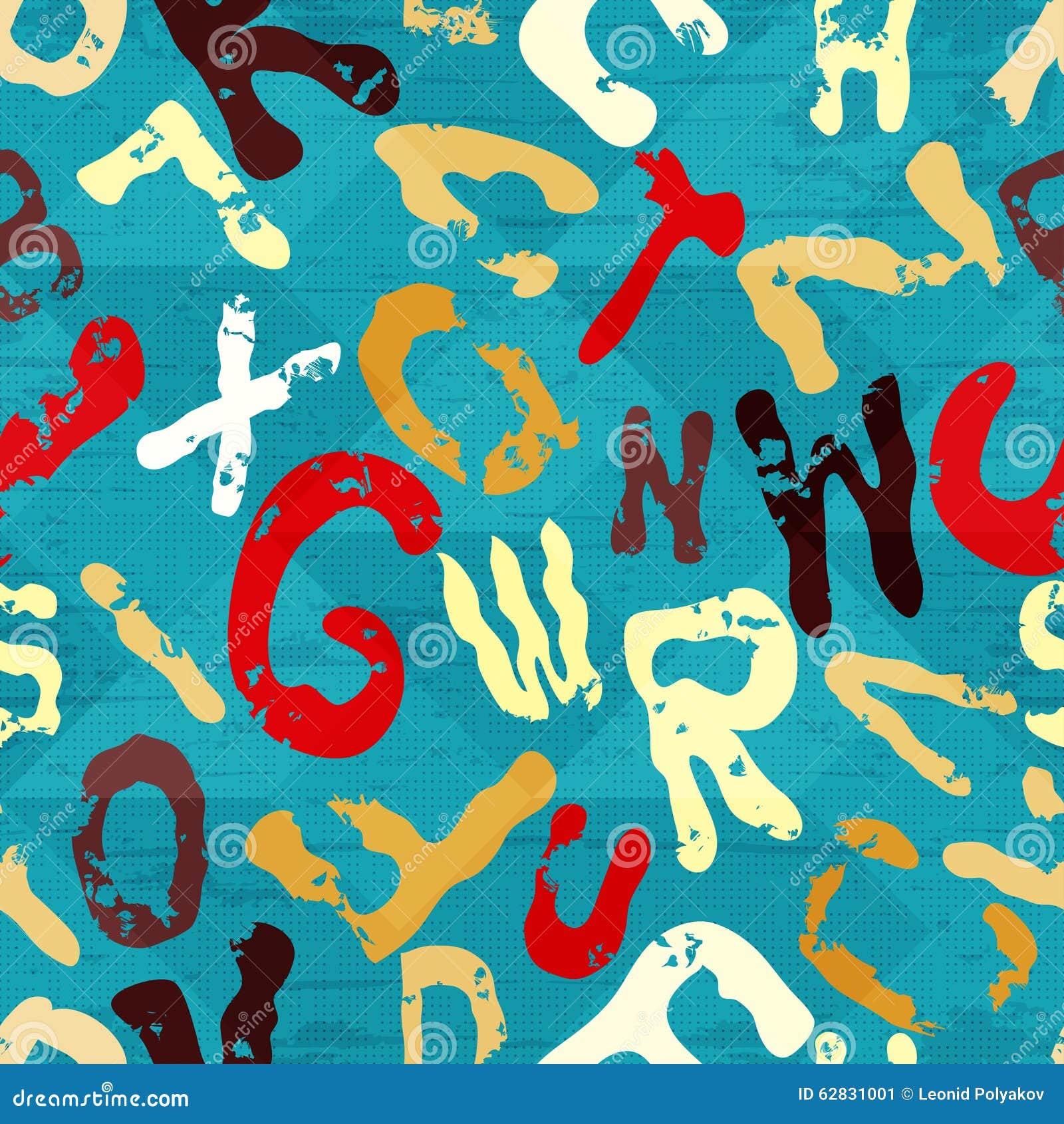 Beautiful Letters Graffiti on a Blue Background Geometric Grunge ...