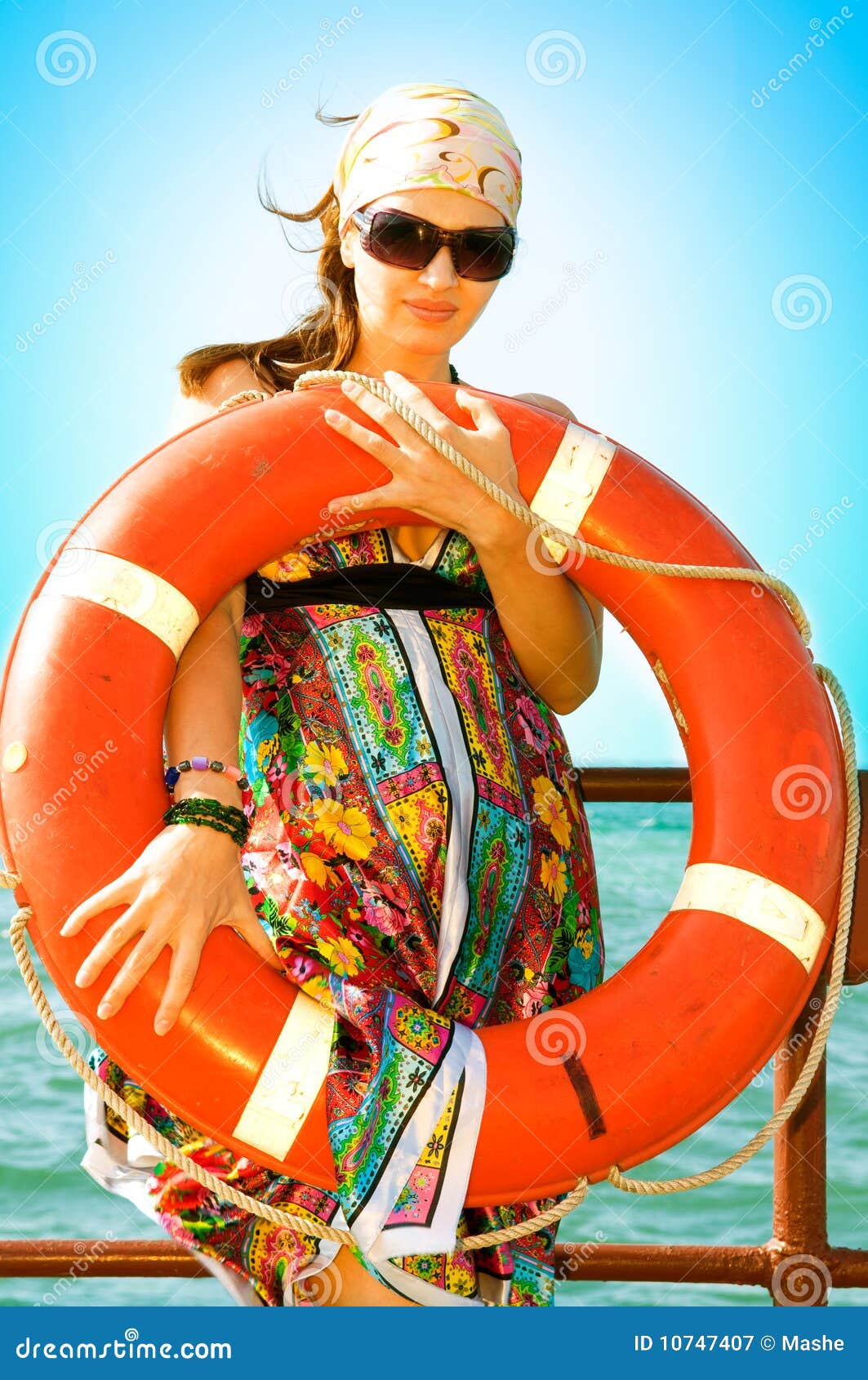 Beautiful Lifeguard stock image. Image of buoy, idyllic - 10747407