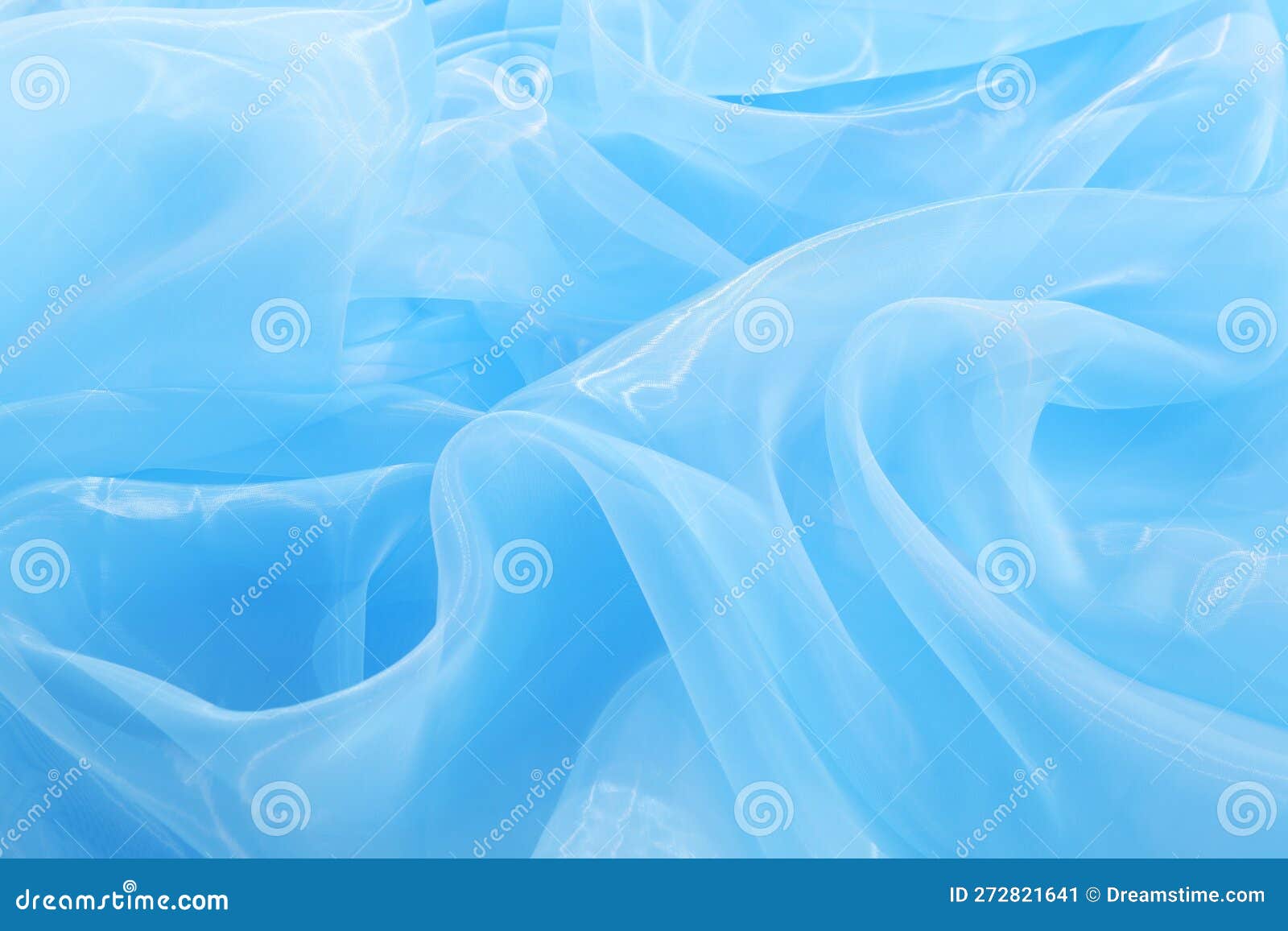 Beautiful Light Blue Tulle Fabric As Background, Closeup Stock Image ...