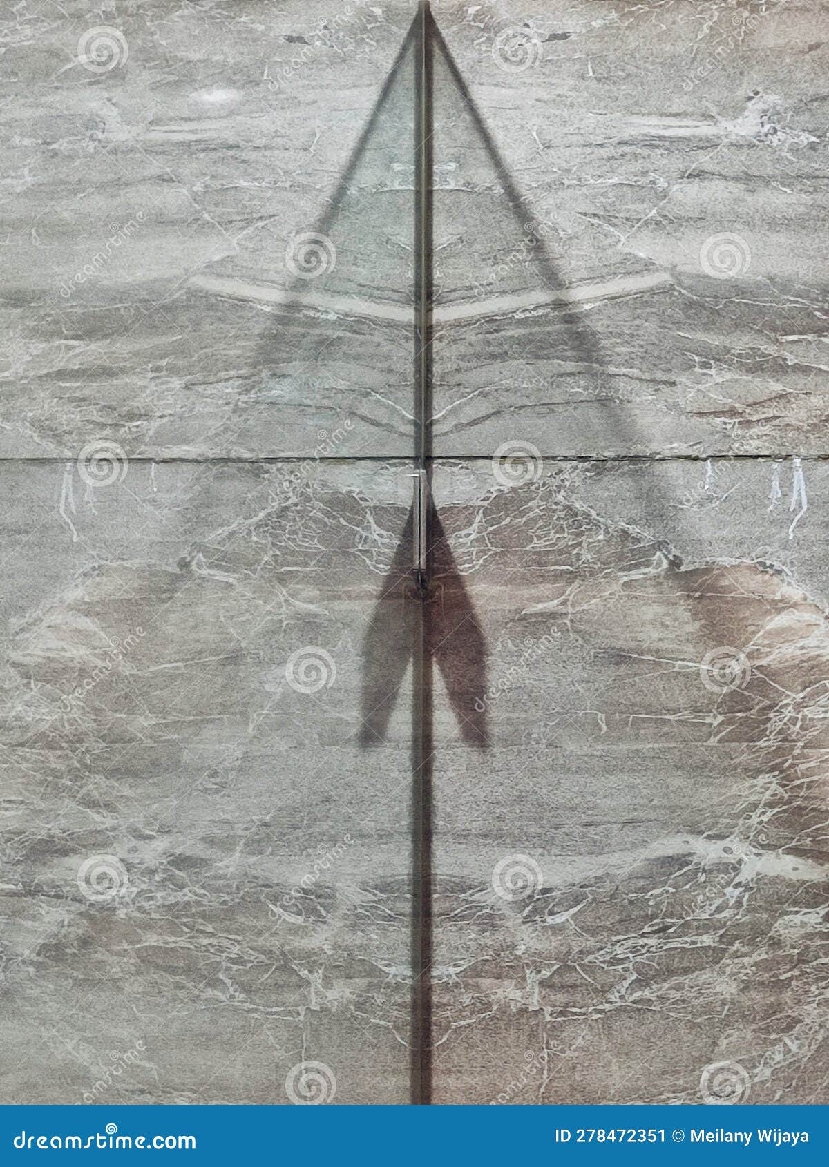 Beautiful Light and Shadow Reflection on a Standing Glass Stock Image ...