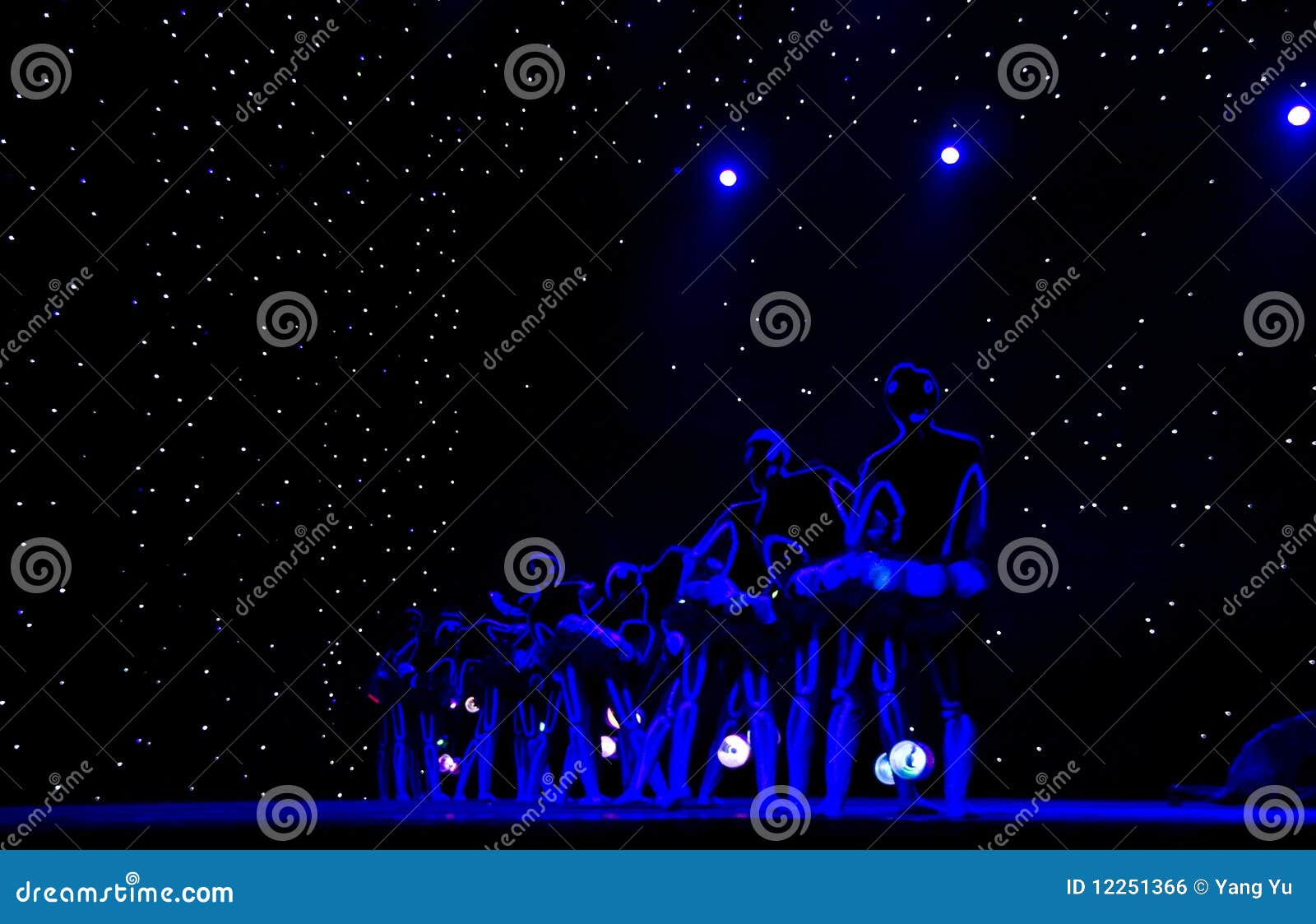 Beautiful Light and Shadow Show Stock Photo - Image of rainbow, stage ...