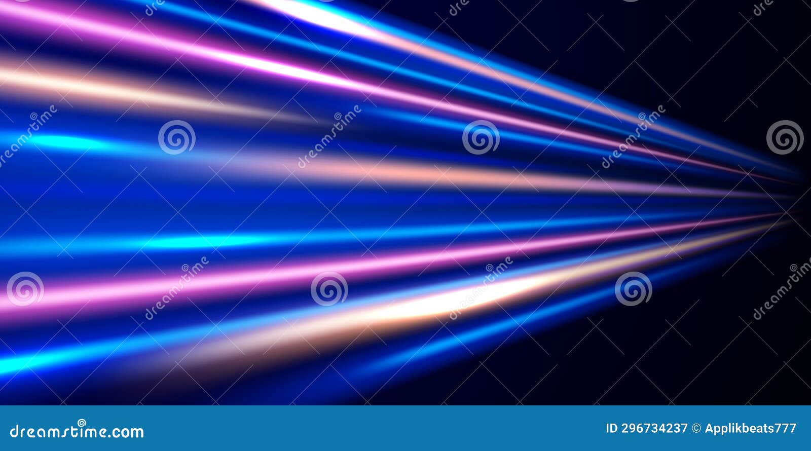 Beautiful Light Speed Line Background on Black Background Abstract ...