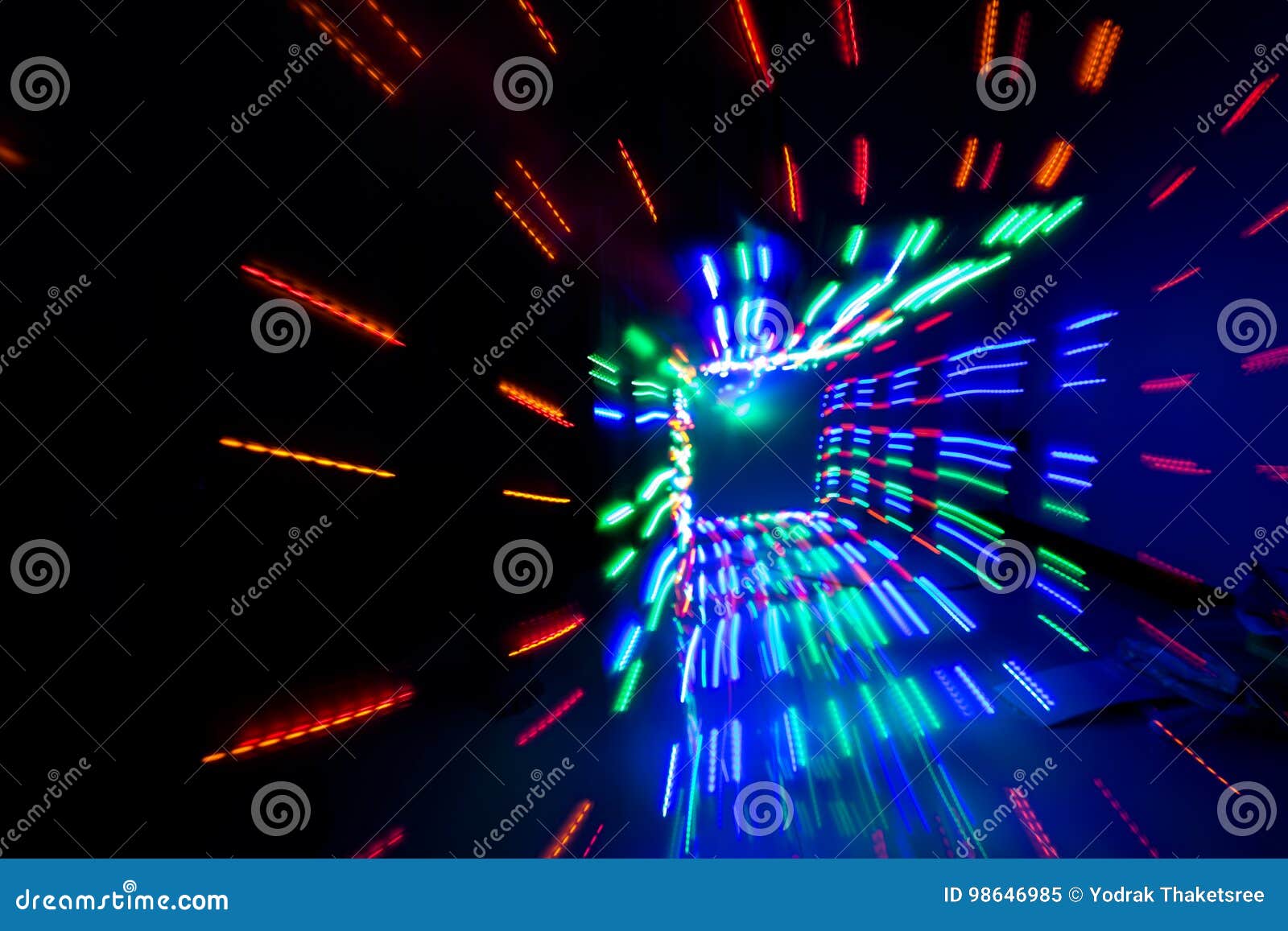 The Beautiful Lighting of Path Movement Stock Image - Image of design ...