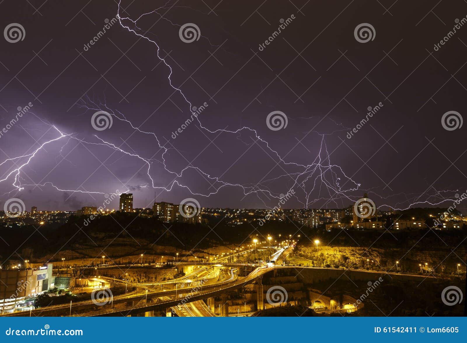 Beautiful Lightning in the Sky Stock Image - Image of lightning ...