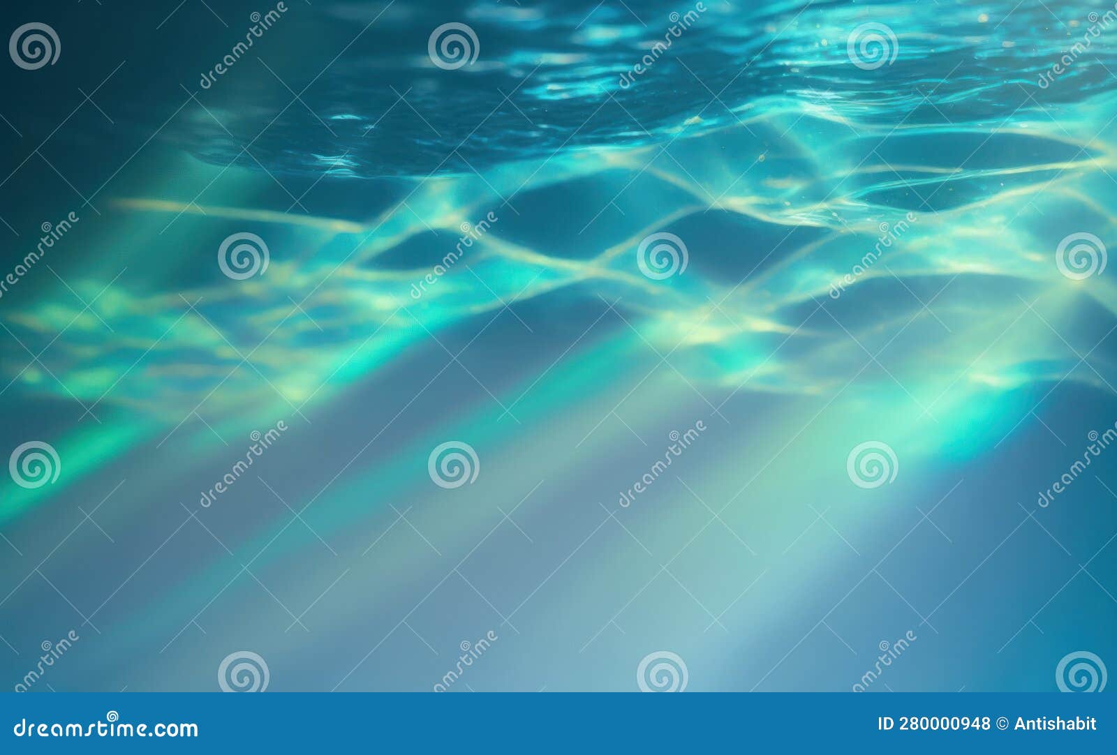 Beautiful Lights and Shadows of Glass on a Blue Background. Overlay ...